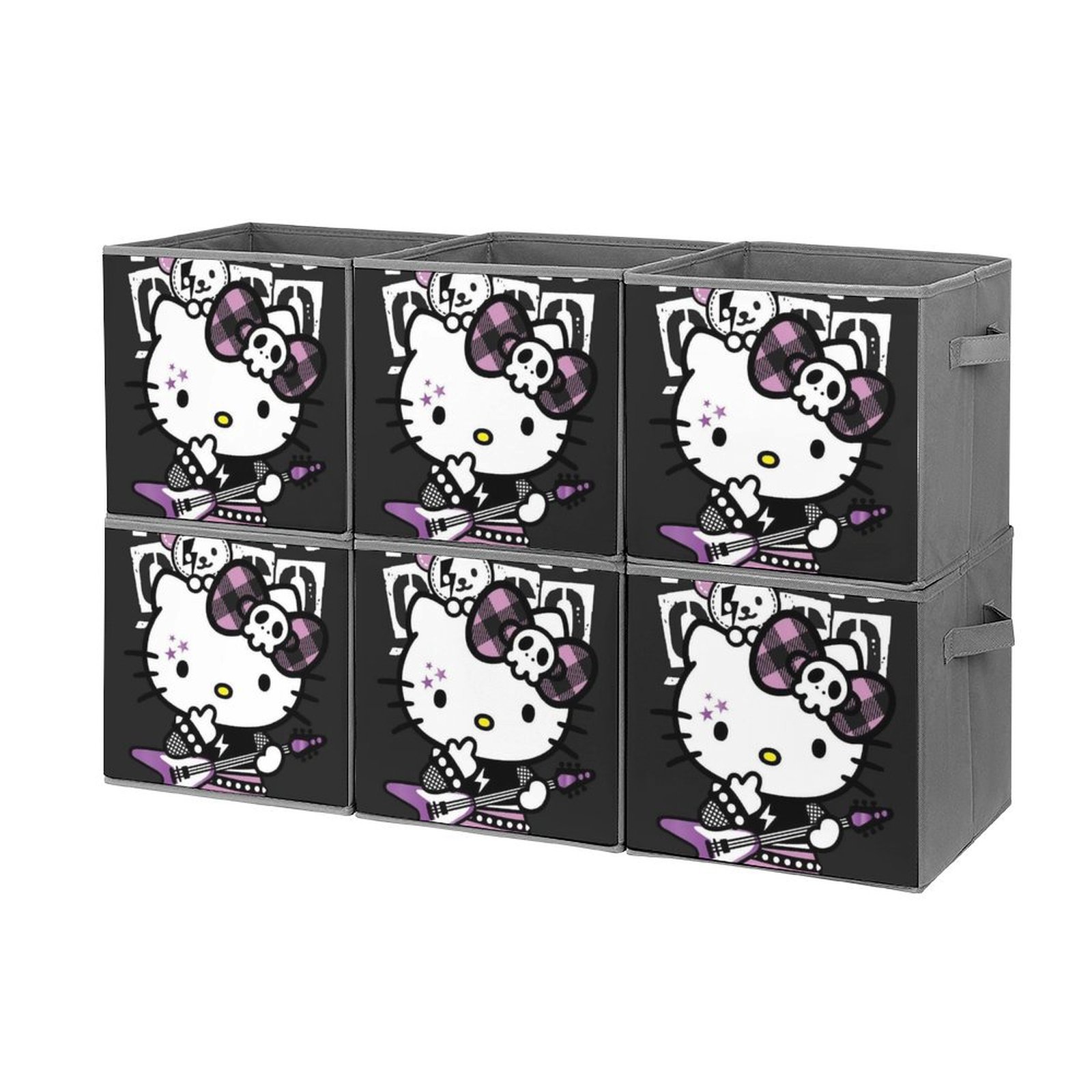 Kitty Children's folding storage box 6PCS - Walmart.com