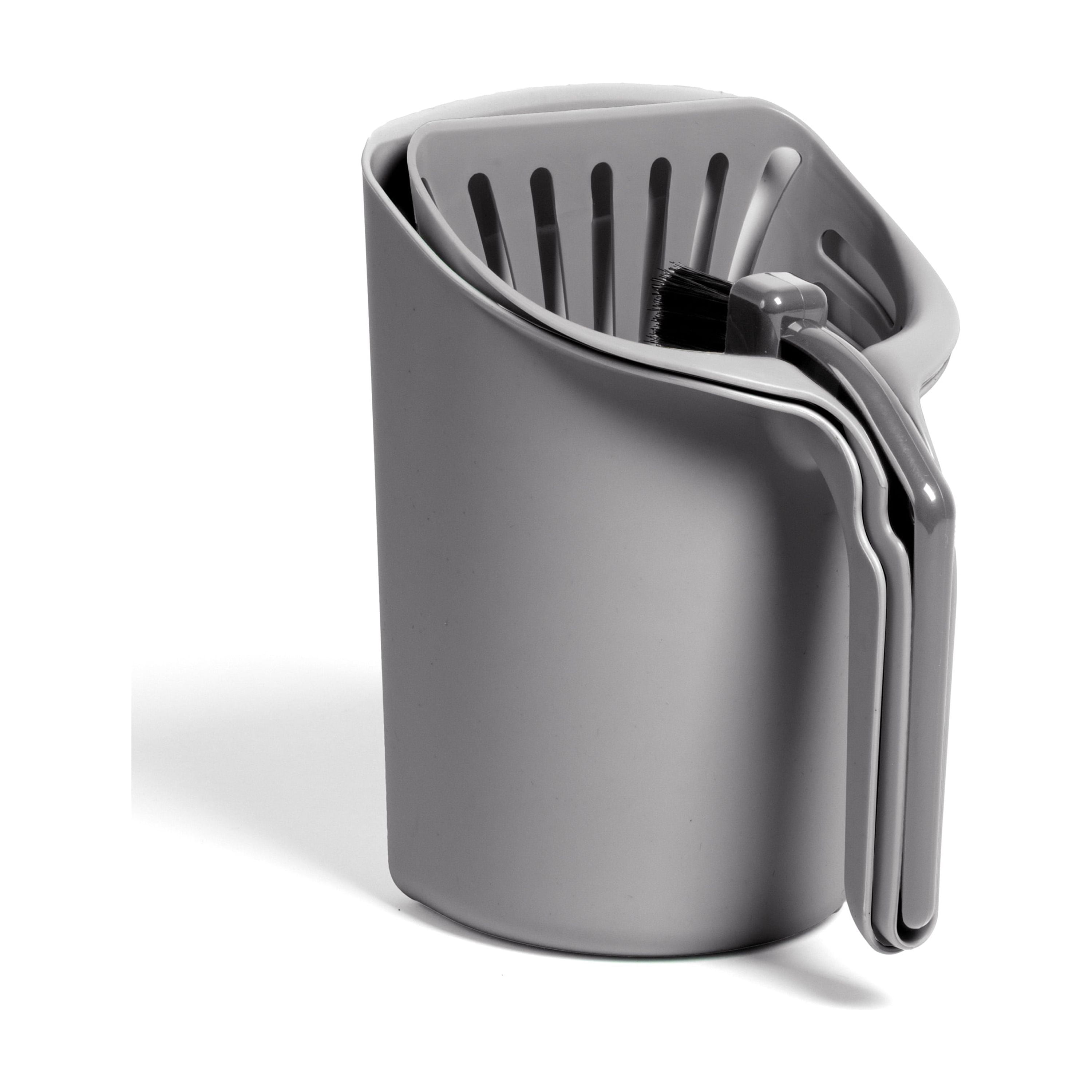 Kitty City Infinity Litter Scoop, Compact All-in-One Litter Box ...