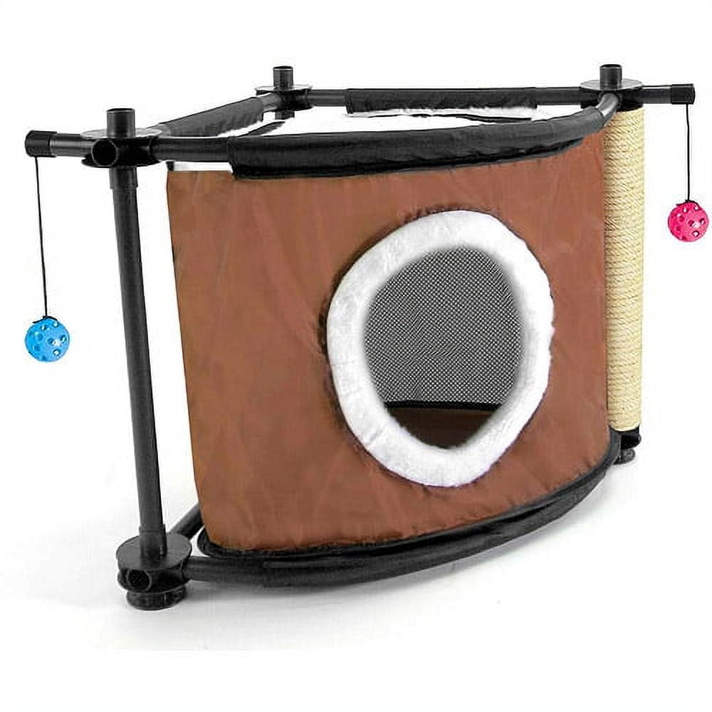 Kitty City Sleepy Corner Cat Furniture - Walmart.com