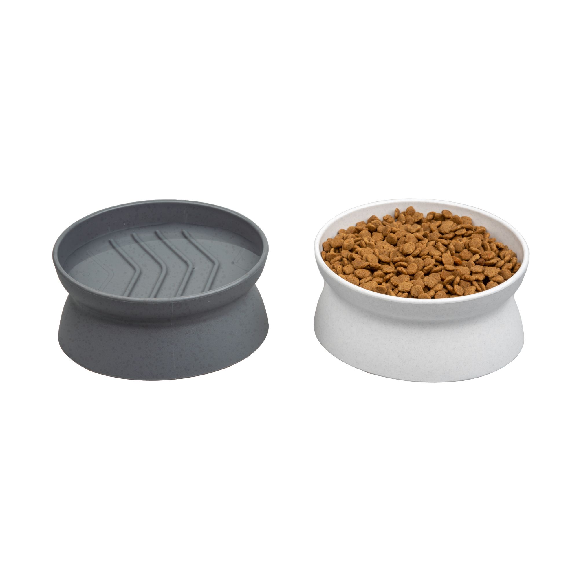 Kitty City Raised Cat Bowls, 2 Pack, Light Pink and Teal - Walmart.com