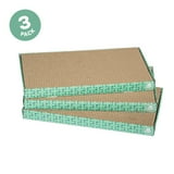 Kitty City Corrugated Cat Scratching Pads 3 Pack 18W x 10D x 1.5H Claw ...