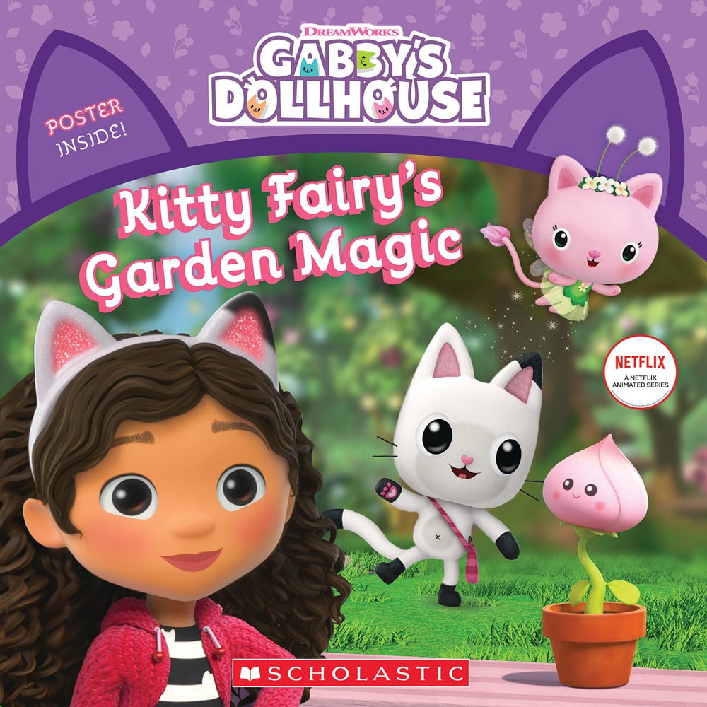 Gabby's Dollhouse Kitty Fairy's Garden Magic Storybook (Paperback ...
