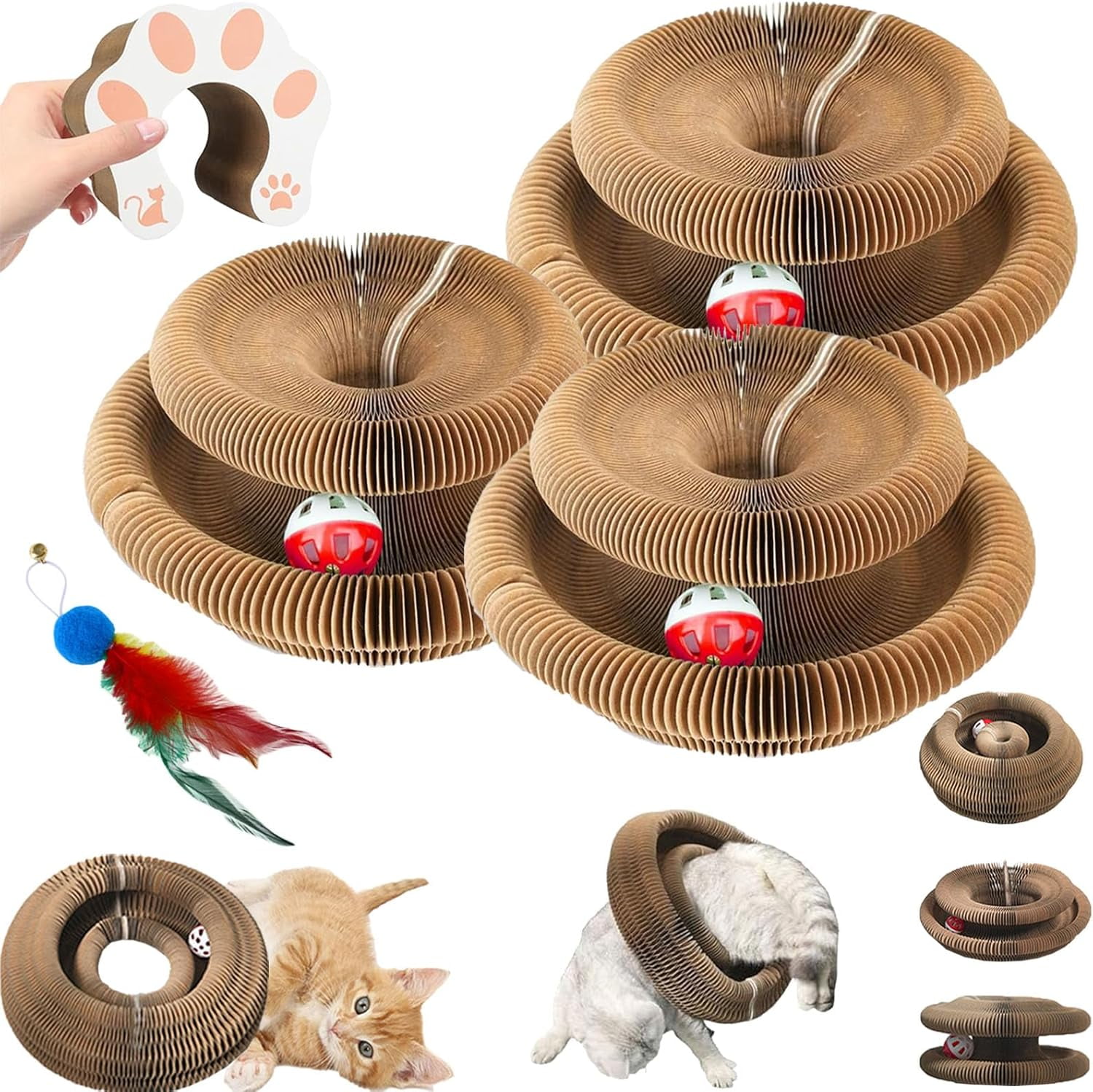 Kitty Kurlz, Kitty Kurlz Cat Toy with Bell Balls & Track Adventure, Cat ...