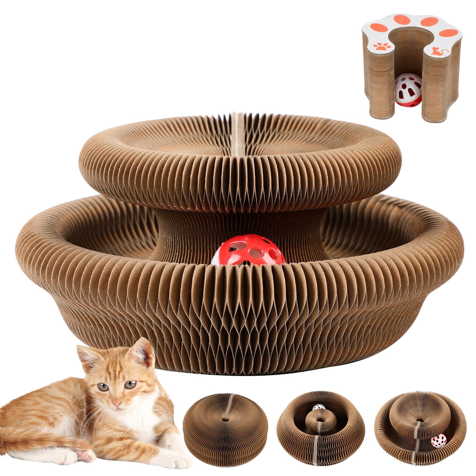 Kitty Kurls Cat Scratcher Kitty Kurlz Foldable Cat Scratcher ...