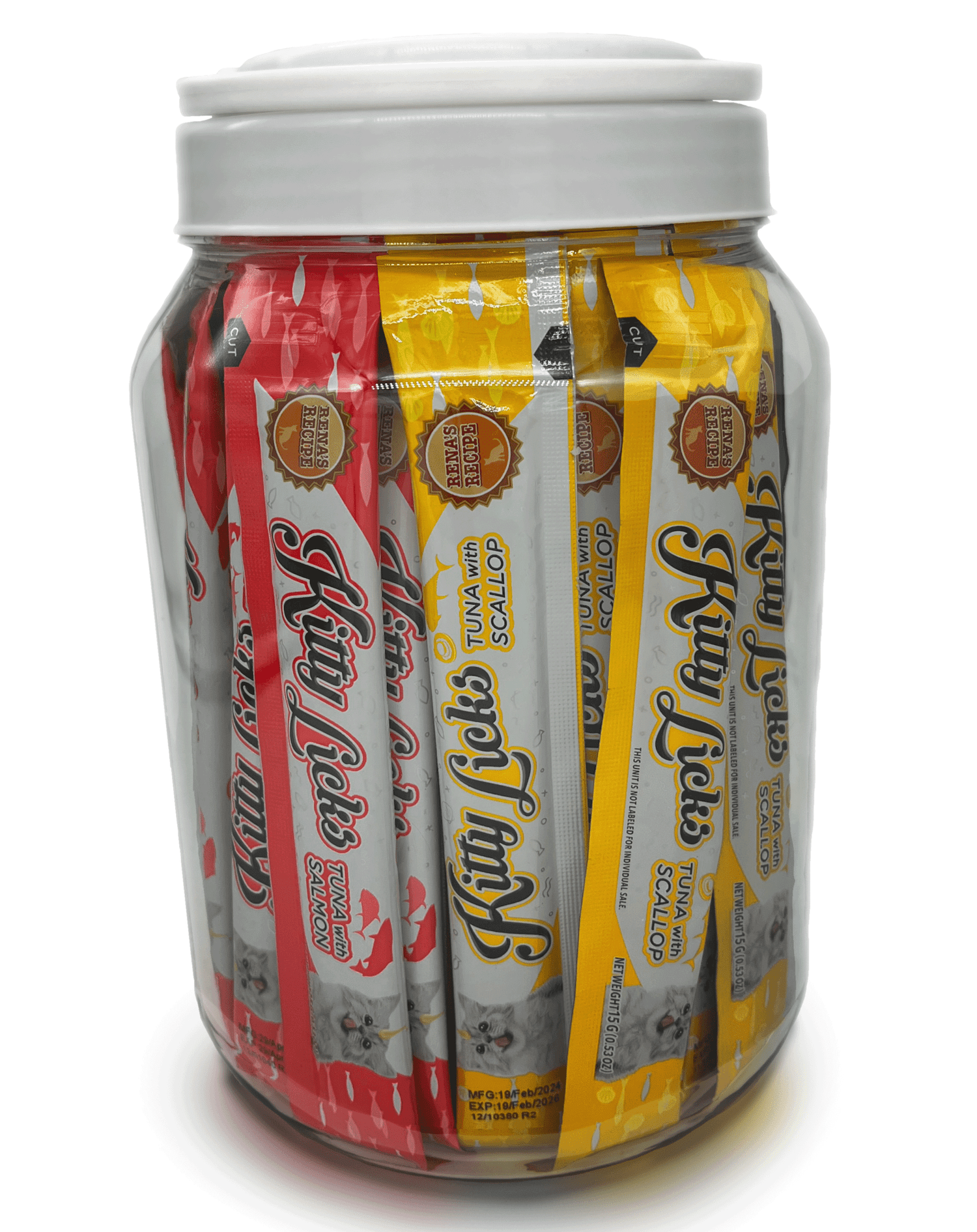 Kitty Licks Tuna Variety (60 tubes) 4 flavors X 15 tubes - Walmart.com