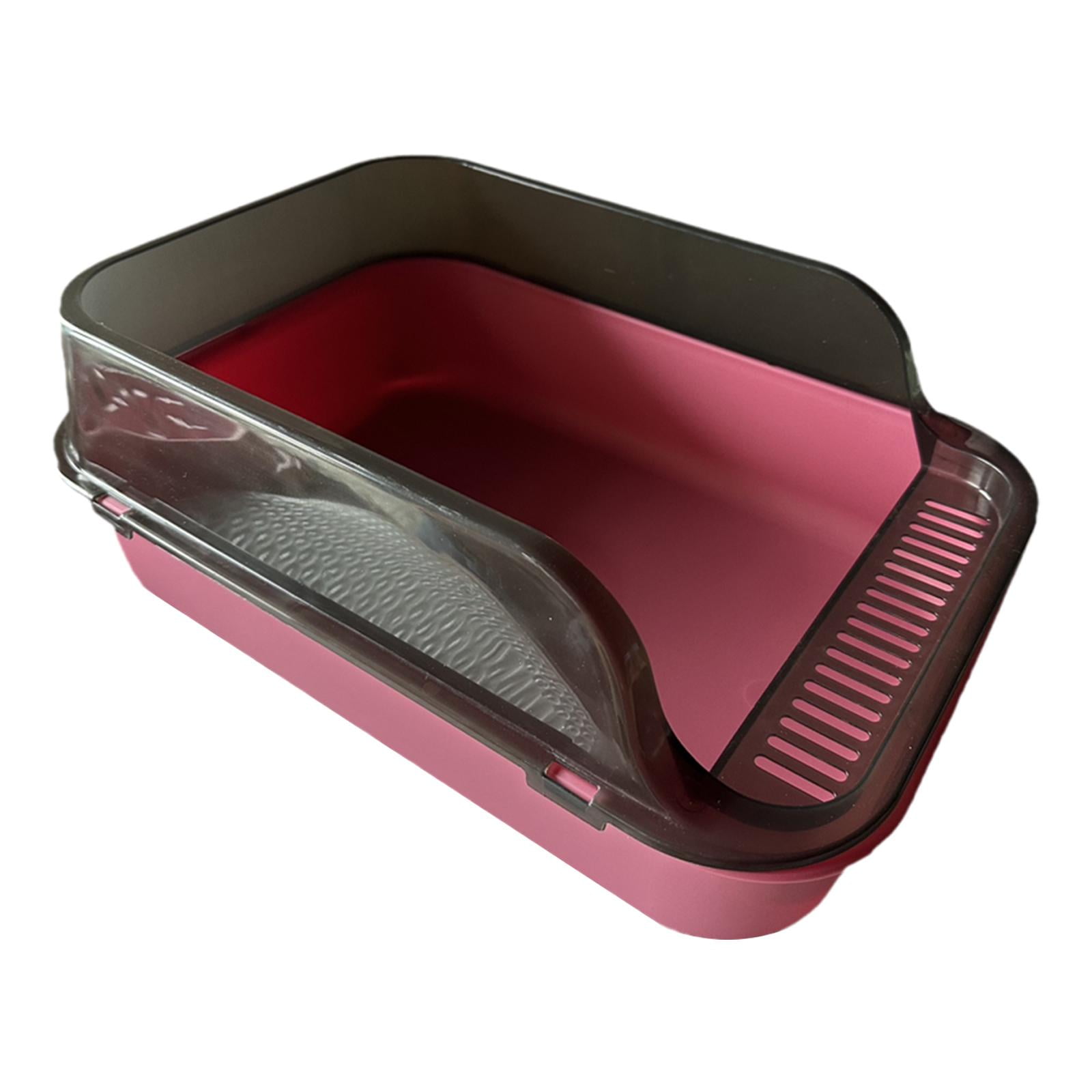 Kitty Litter Pan, Cat Litter Box Anti Splashing Cats Potty Toilet with ...