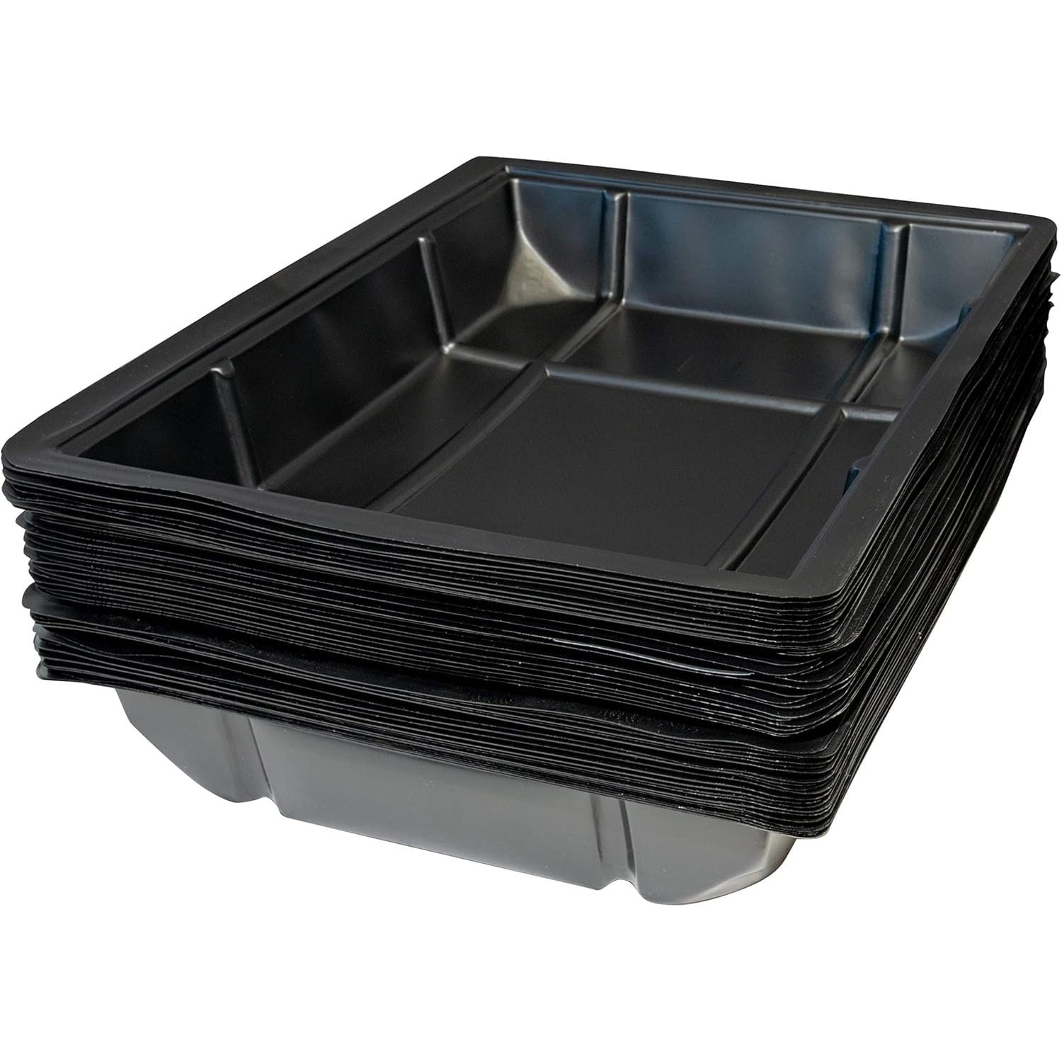 Kitty Lounge Disposable Litter Tray, Black, 50-Pack- Argee RG606/50 ...