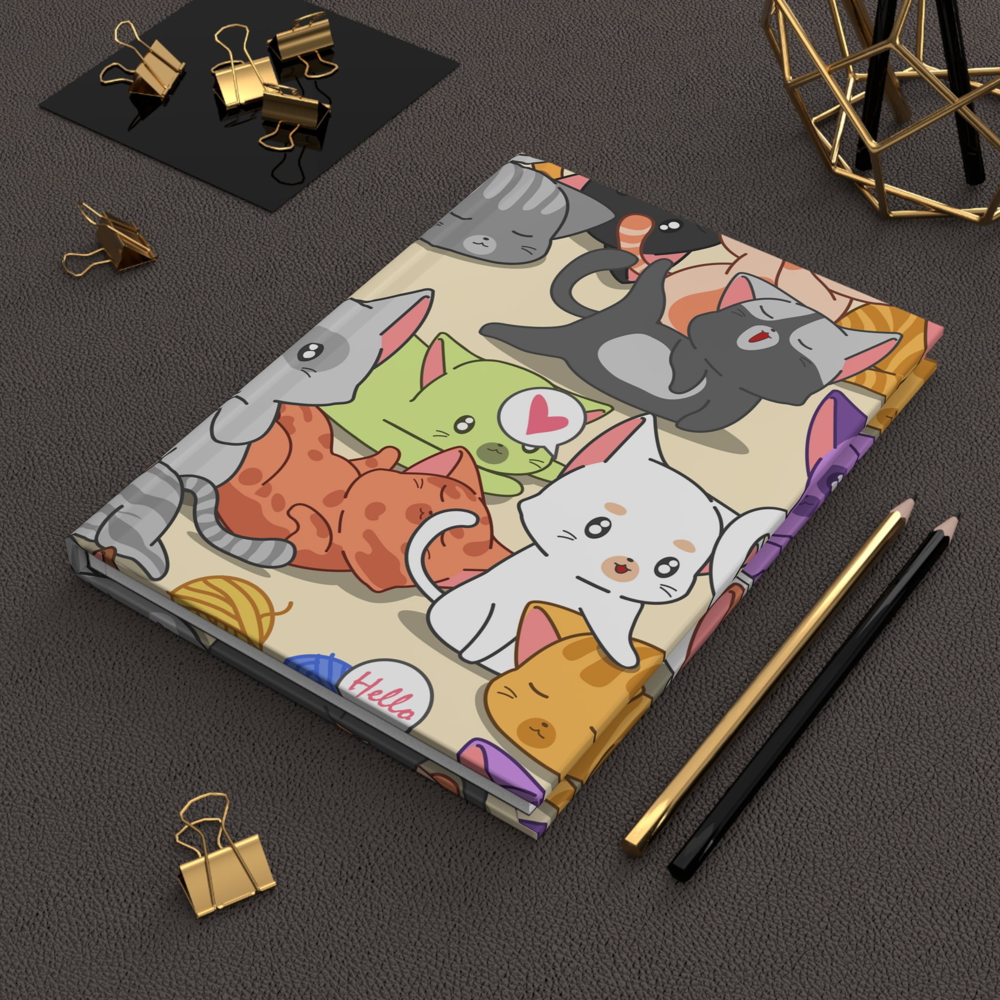 Kitty Playhouse Hardcover Matte Journal - Walmart.com
