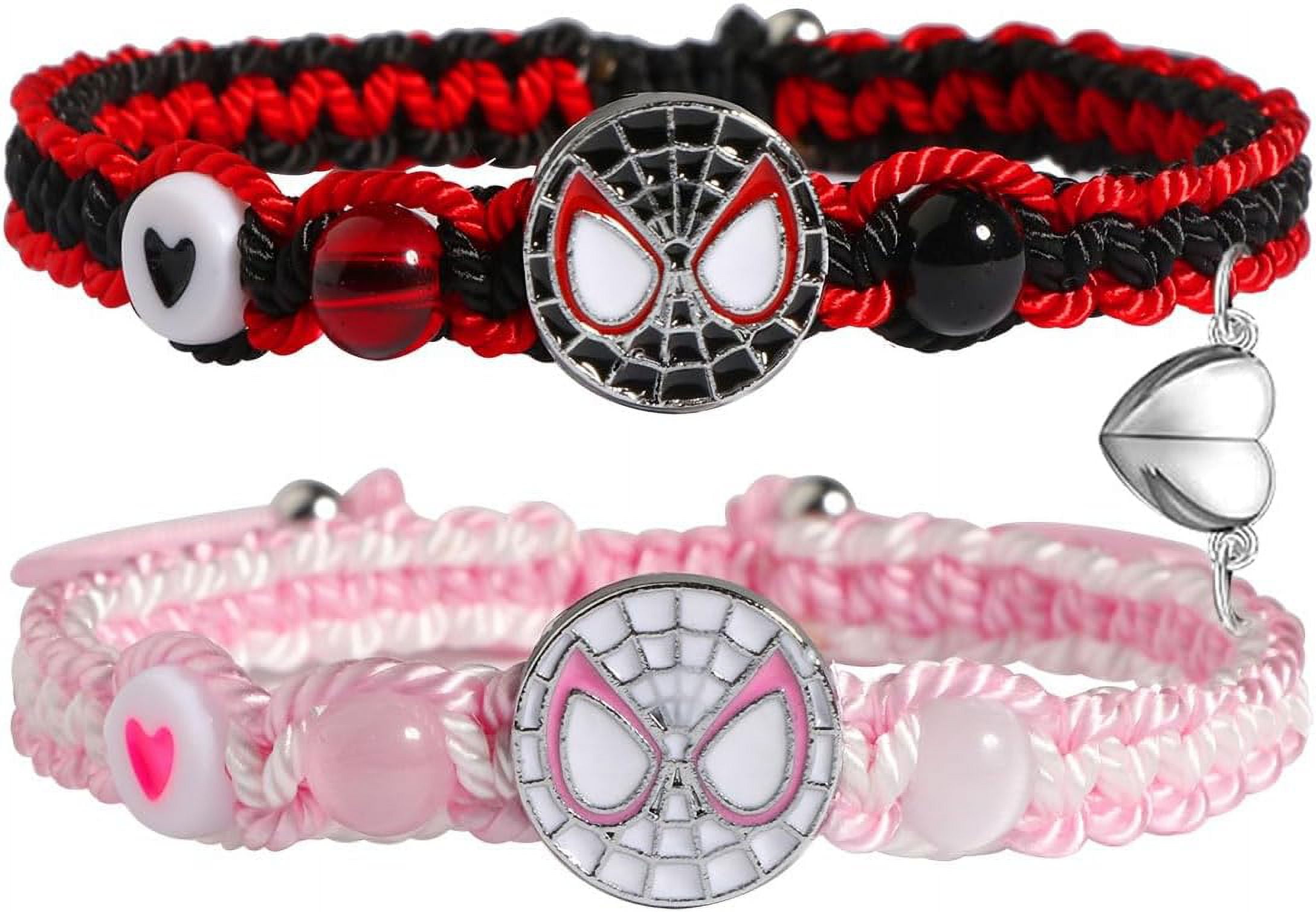 Kitty Spider Friendship Bracelet For Couples Best Friend Bff Family ...