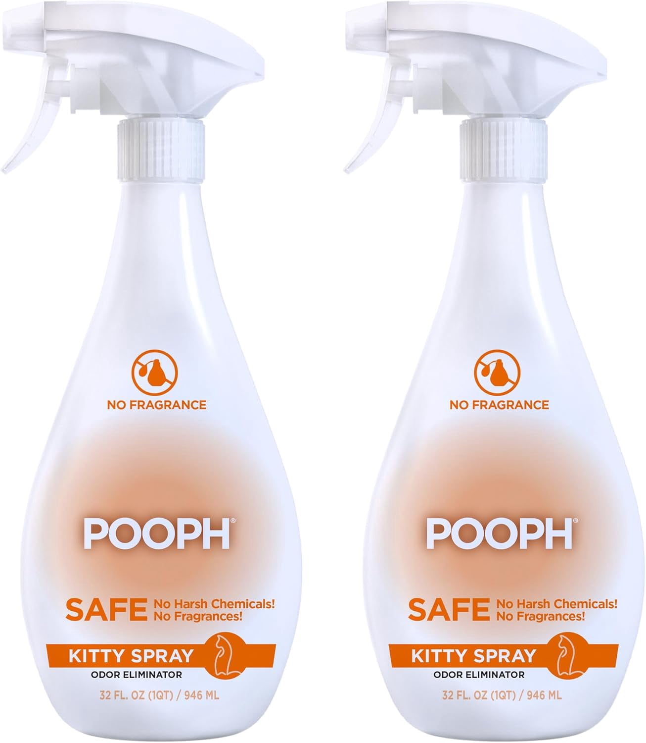 Kitty Spray - Odor Eliminator, 32oz - Dismantles Odors on a Molecular ...