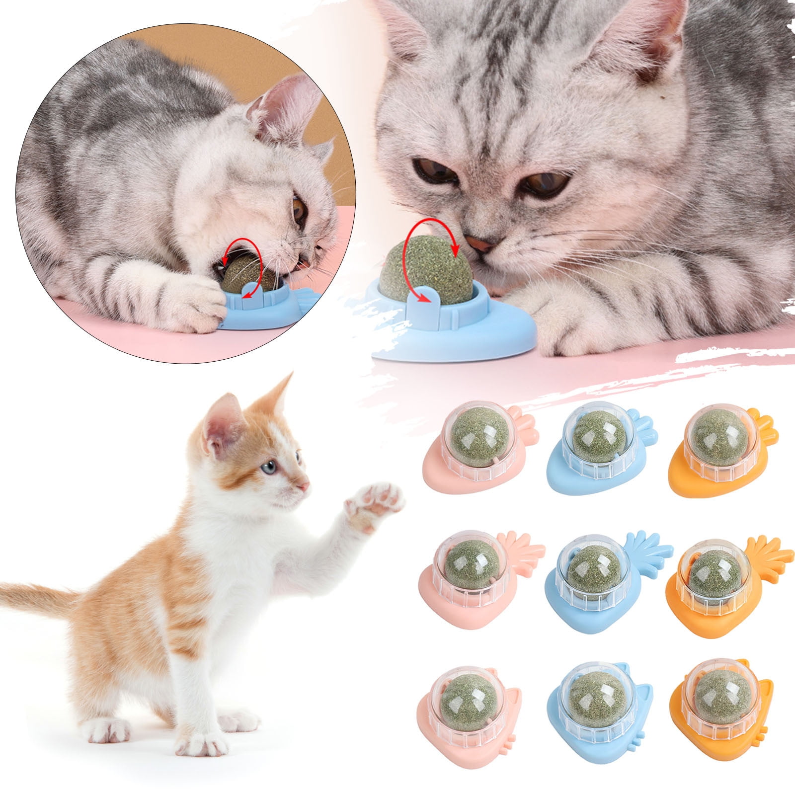 Kitty Toys For Cats Lick, Safe Healthy Cat Chew Toys, Natural Non-Toxic ...