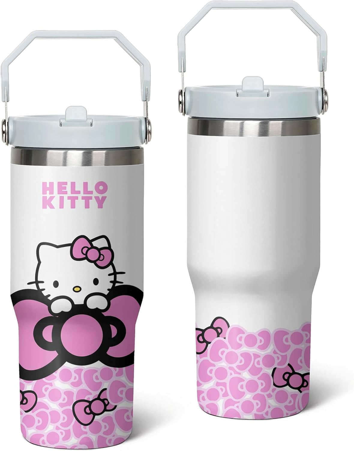 Kitty Tumbler for Adults Water Bottle 30 Oz Tumbler with Handle and ...
