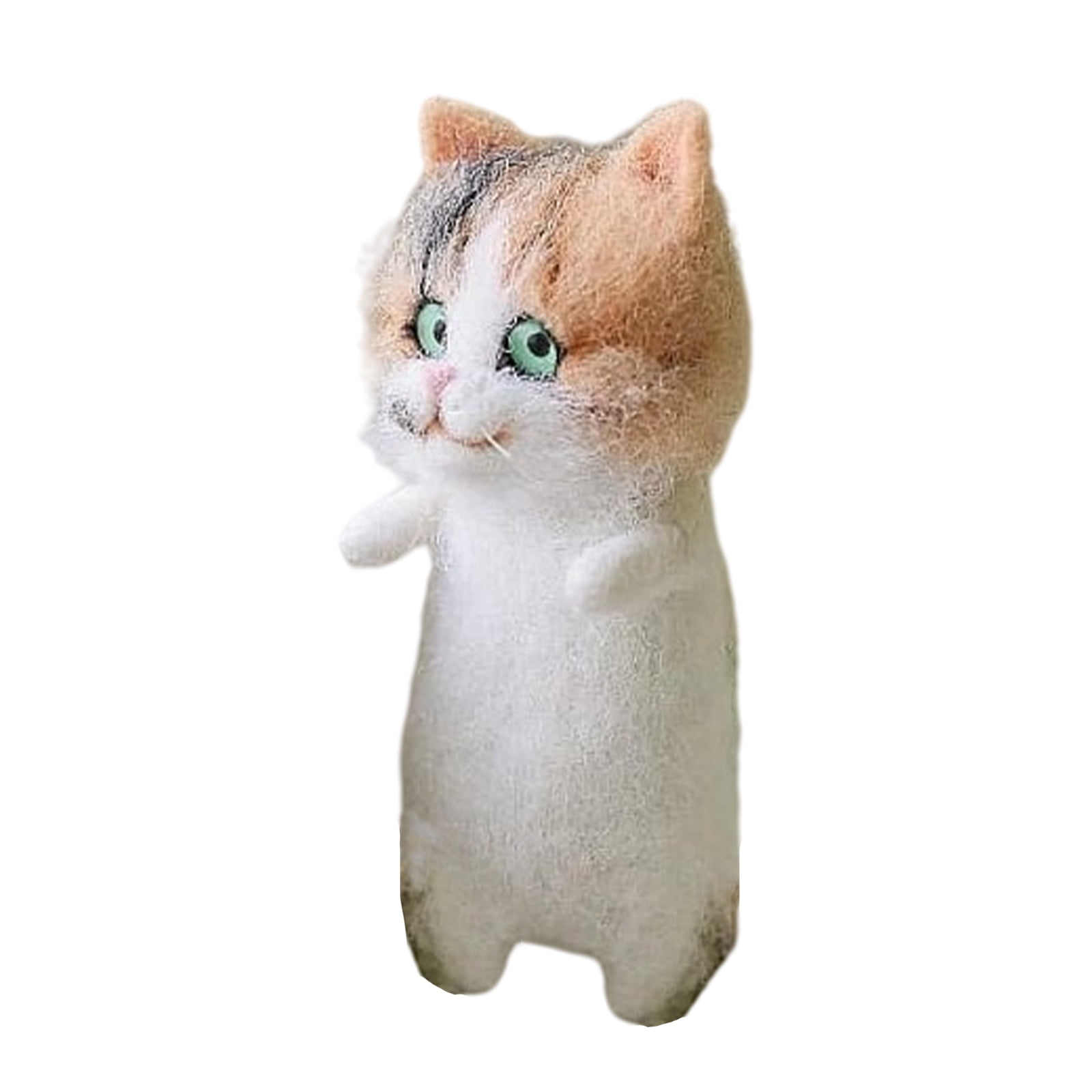 Kitty Wool Felt Poke DIY Material Pack Felt Doll Creative Handmade ...