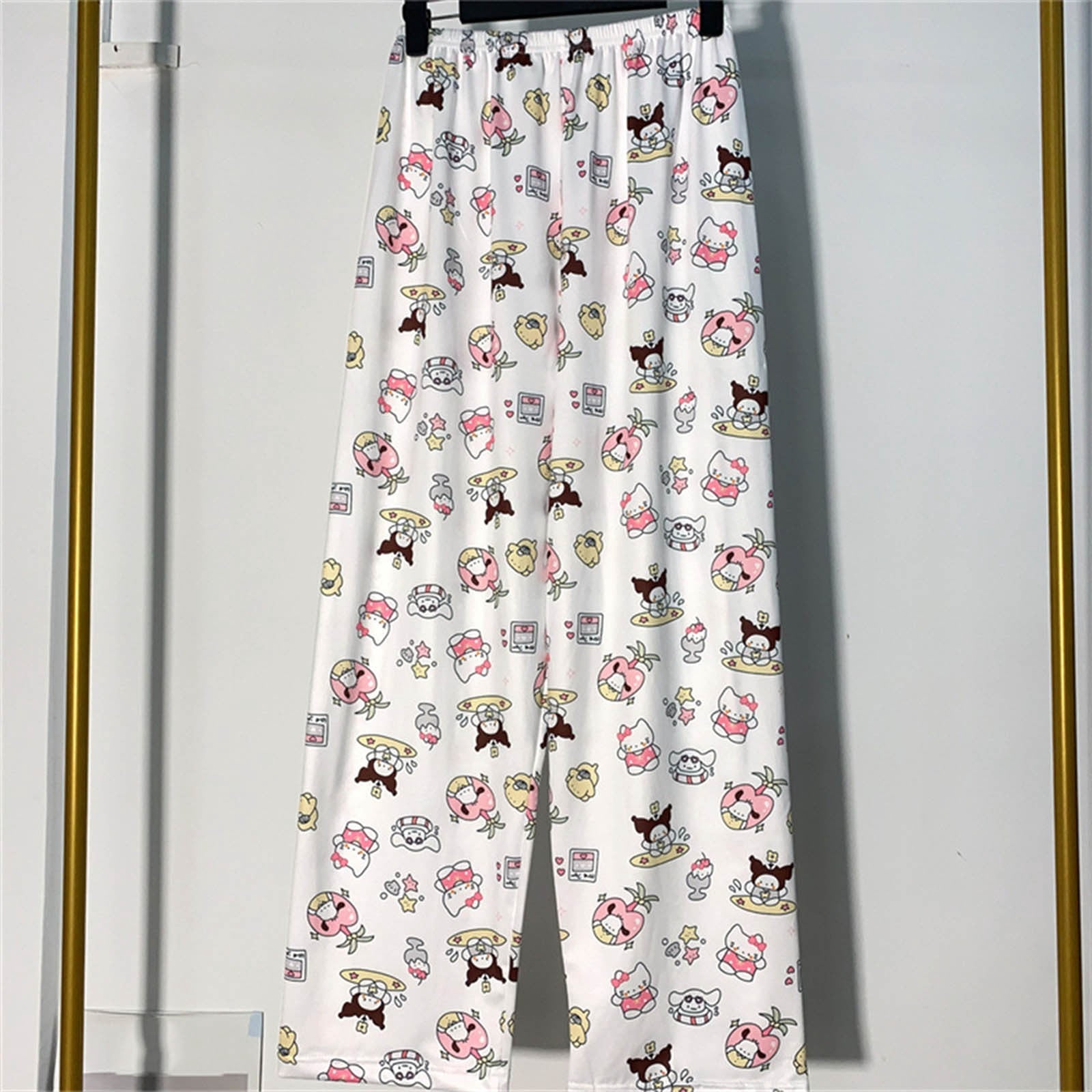Kittycat Pajamas Pants for Women Cute Pjs Cartoon Cat PJ Pants ...