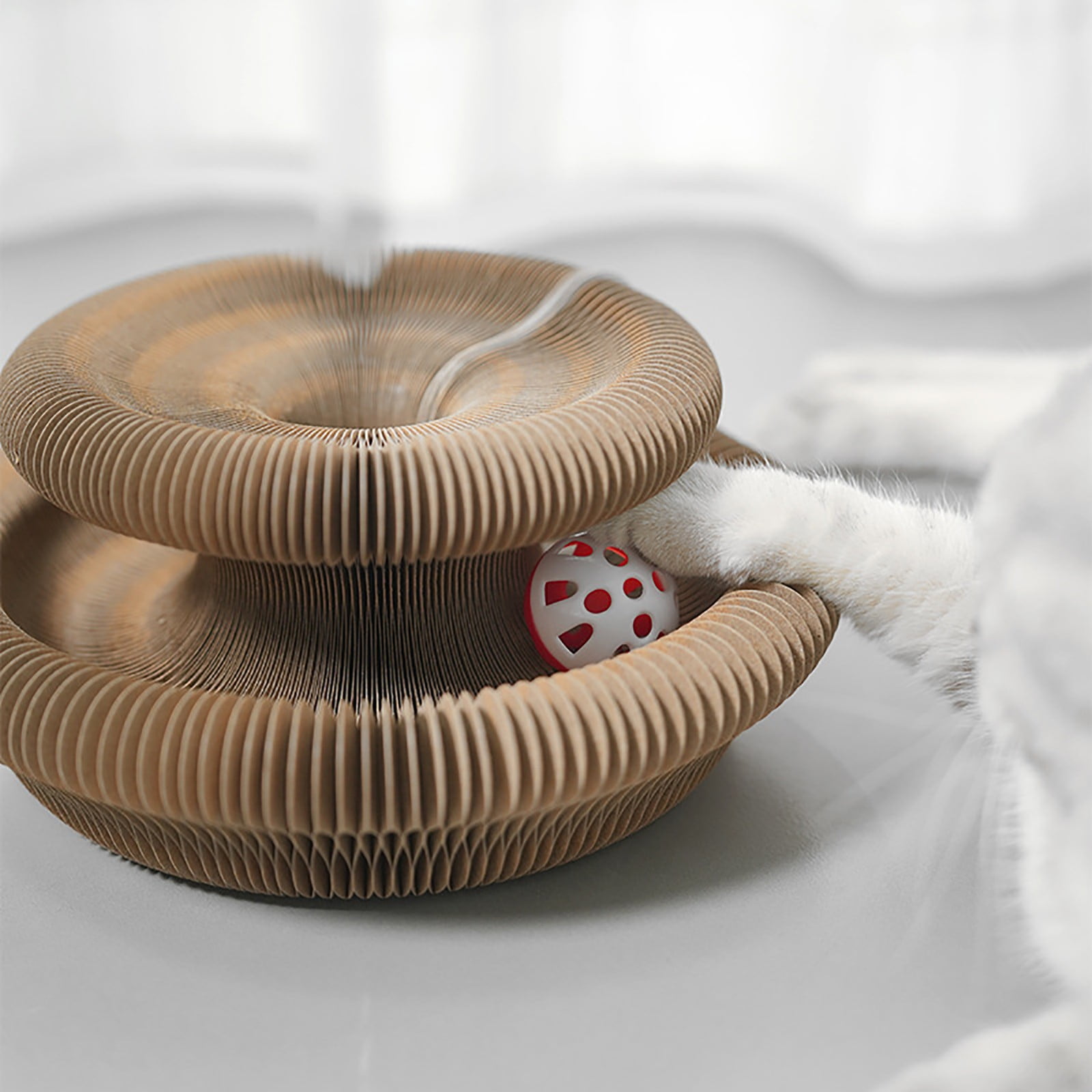 Kittyy Kurlz Cat Toy, Reversible Infinity Style Magic Organ Cat Toy ...