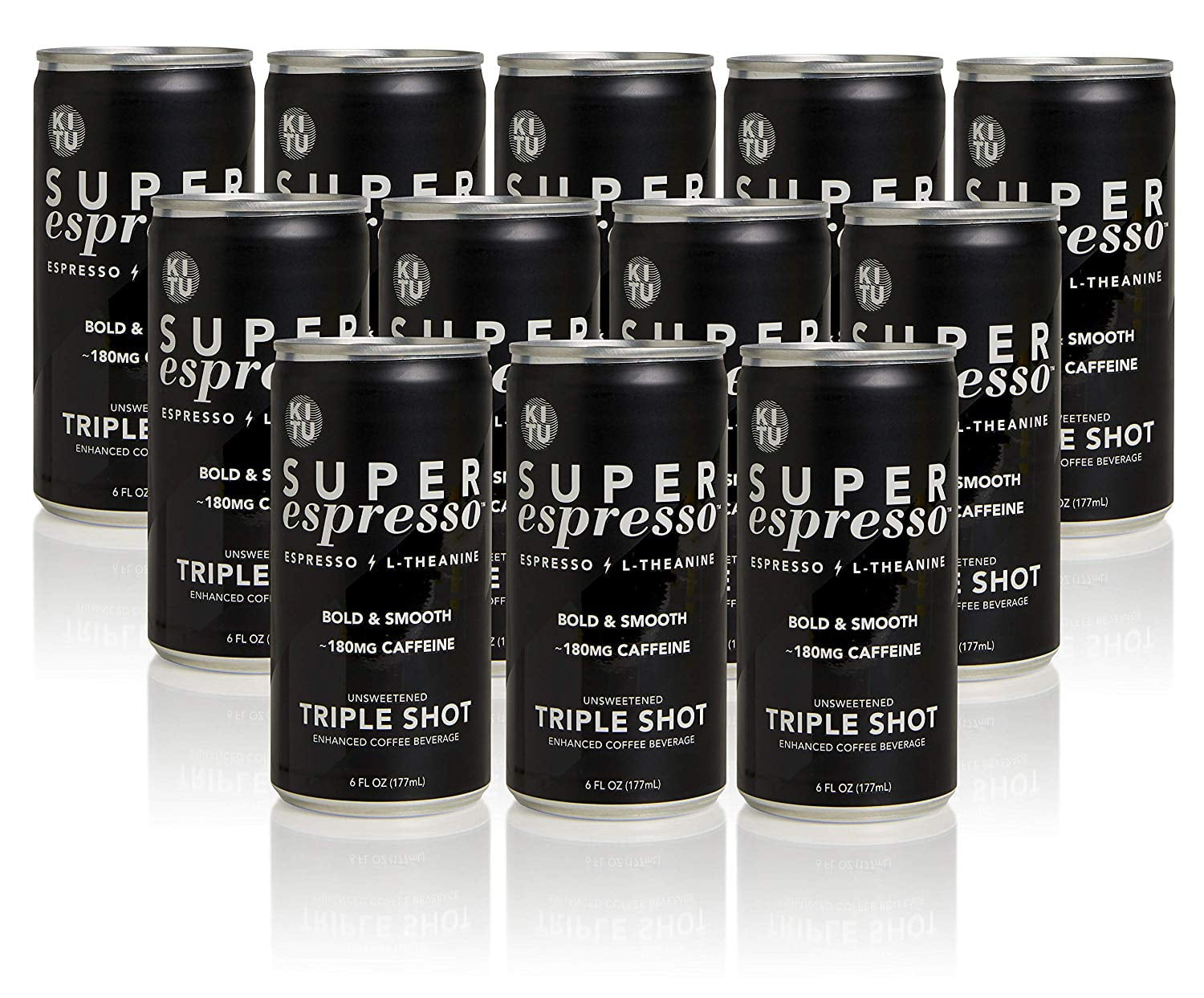 Kitu Super Coffee, Triple Shot Super Espresso, 12 Pack, 6 fl oz ...