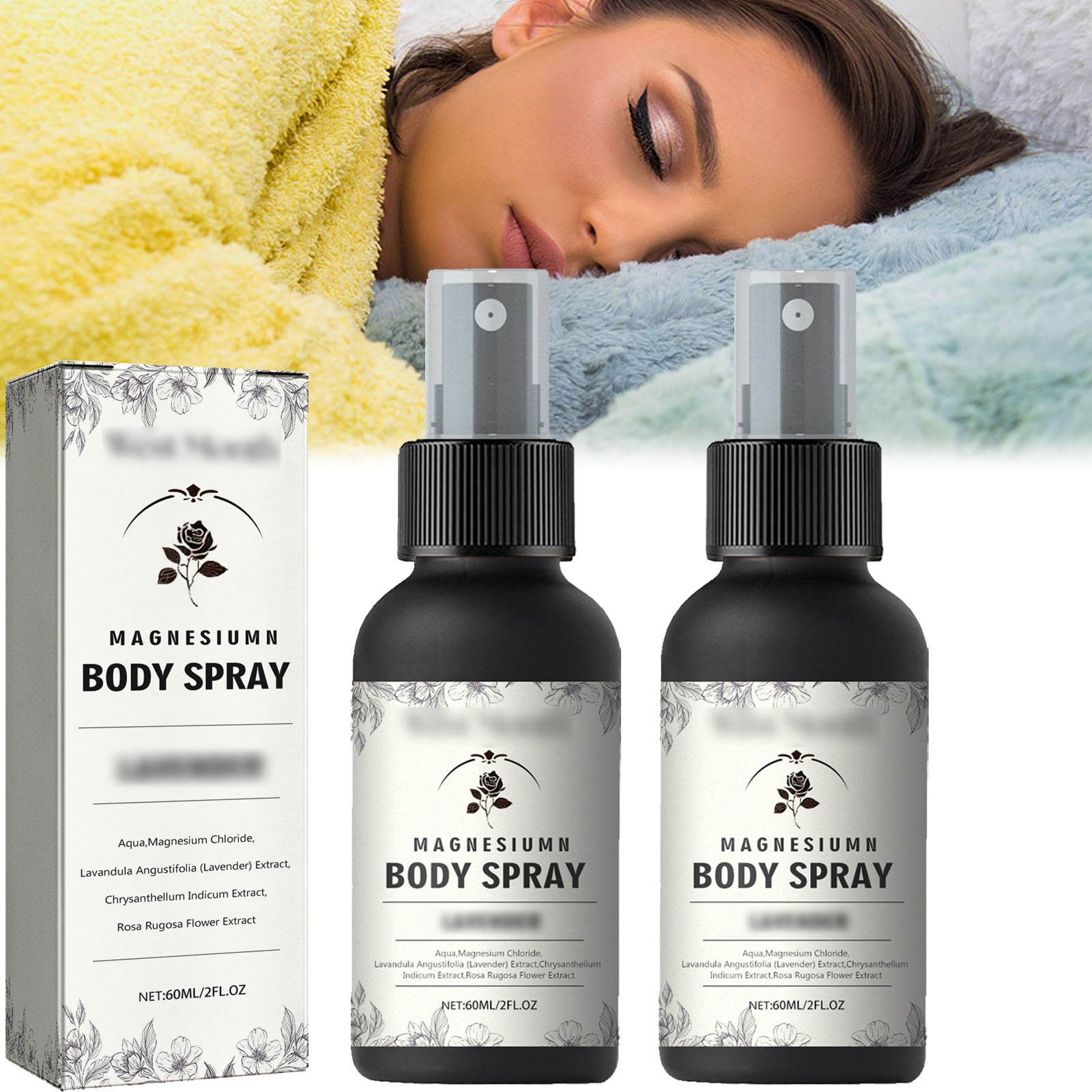 Kiuxbfg 2024 New Upgraded Body Spray Body Spray for Sleep Pure Oil ...