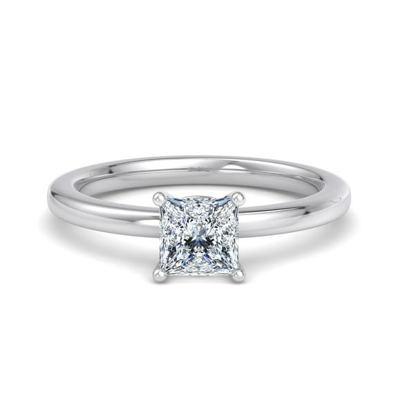 Kiva Jewel 1.66 Ct Lab Created Diamond Engagement Ring - Asscher Cut in ...