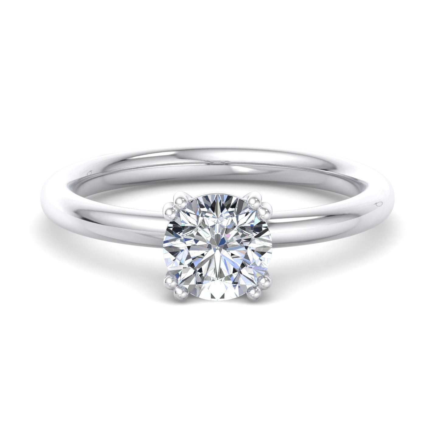 Kiva Jewel 1.77 Ct Moissanite Engagement Ring - Stunning Round Cut ...