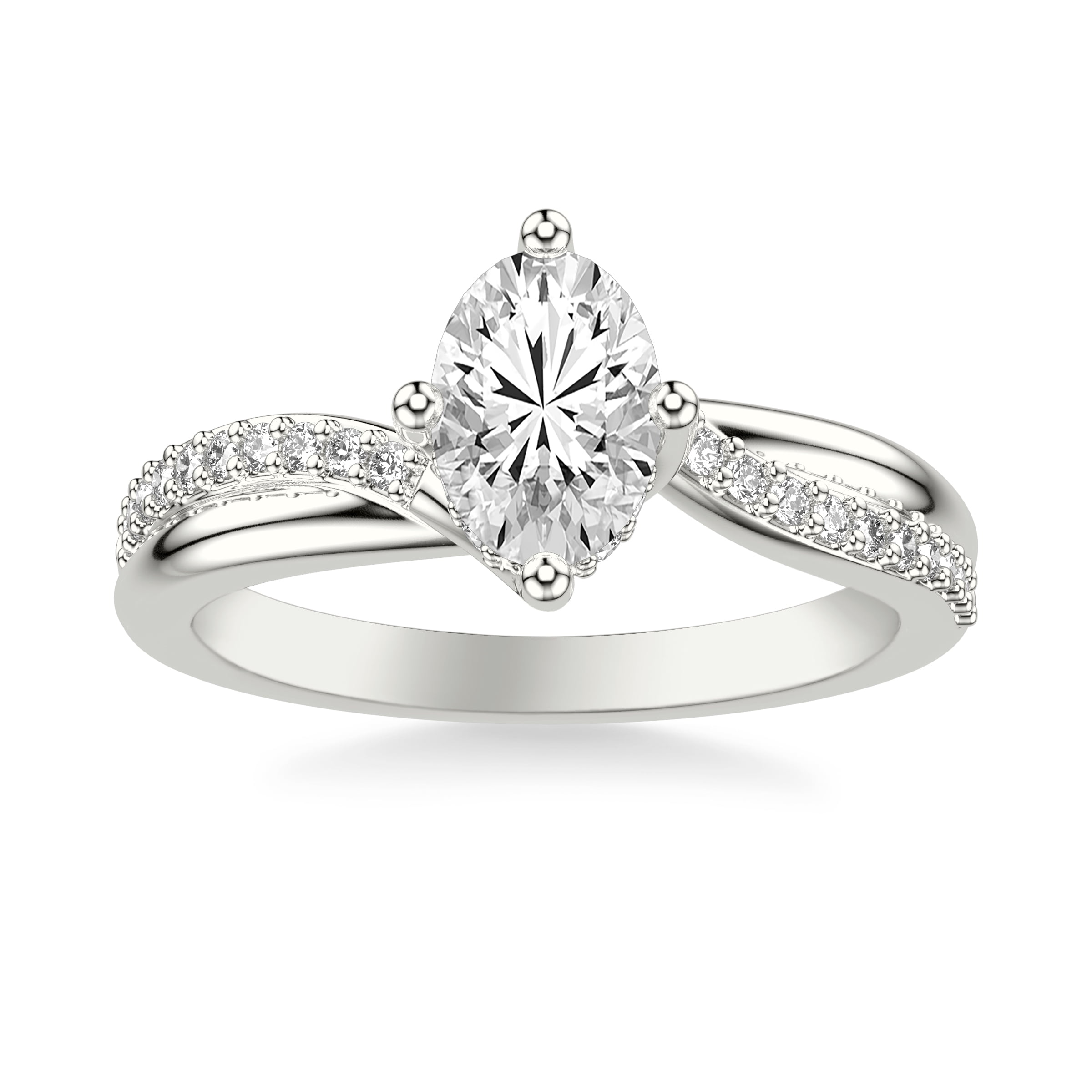 Kiva Jewel 1.77 Ct Moissanite Engagement Ring for Women - Oval Cut ...