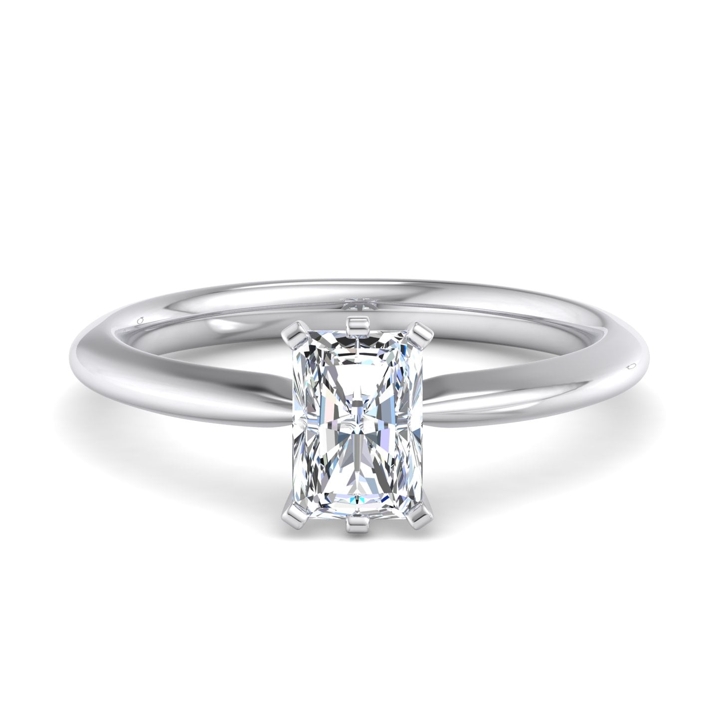 Kiva Jewel 1.99 Ct Radiant Cut Moissanite Engagement Ring for Women ...