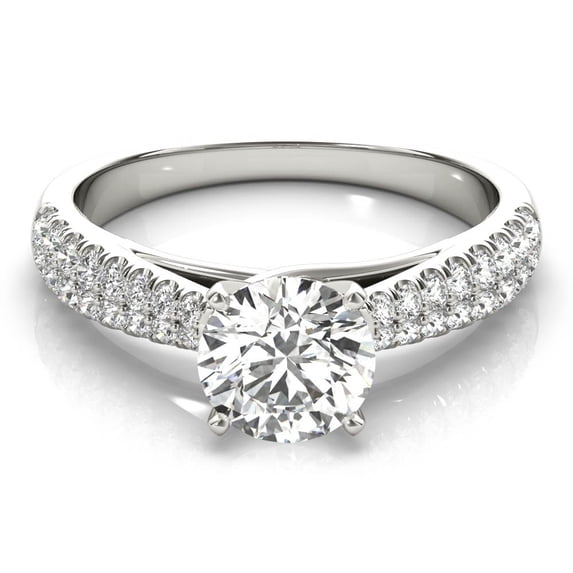 Kiva Jewel 2 Ct Brilliant Round Cut Solitaire Lab-Created Simulated ...