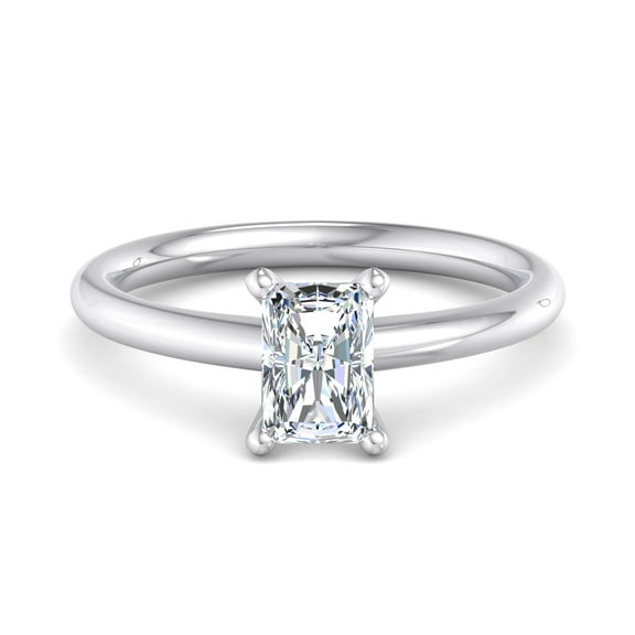 Kiva Jewel 1.66 Ct Lab Created Diamond Engagement Ring - Asscher Cut in ...
