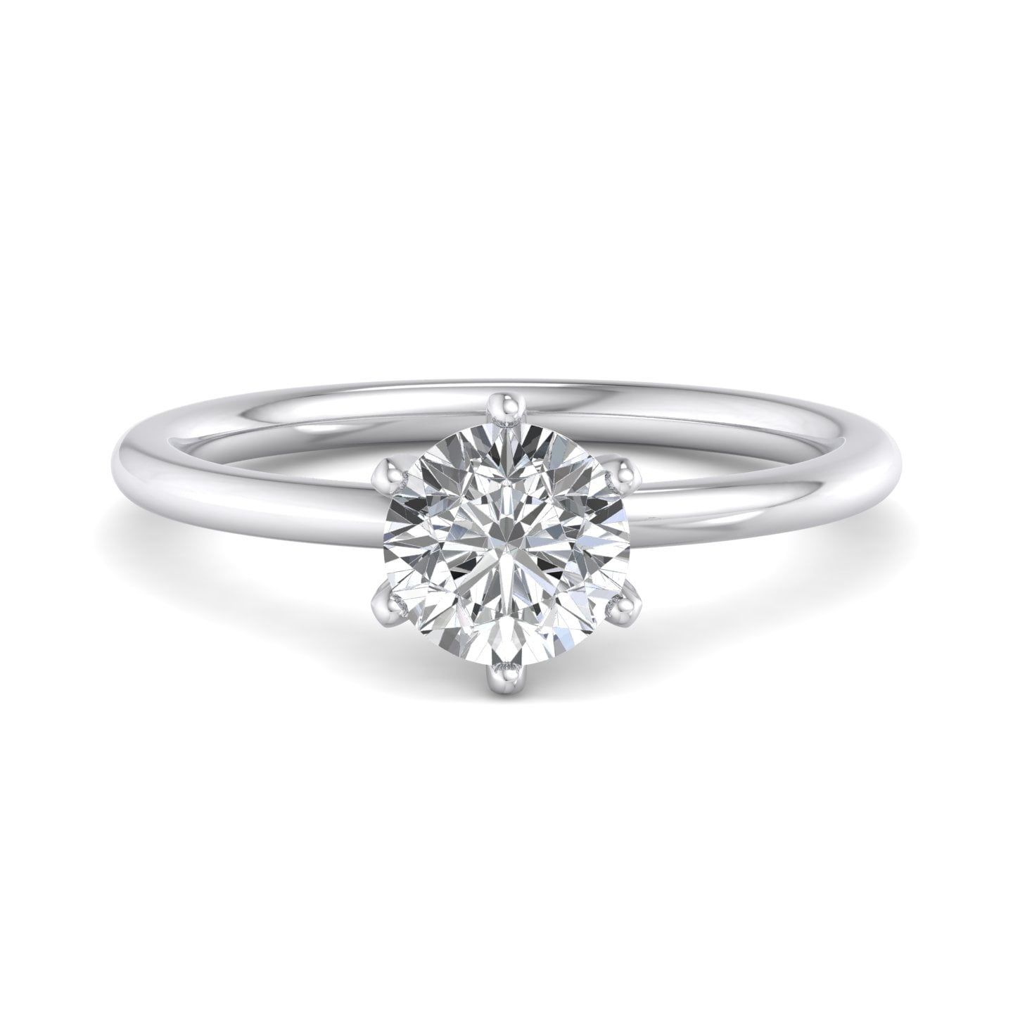 Kiva Jewel Round Cut Engagement Ring - 1.77 Ct Lab Created Diamond for ...