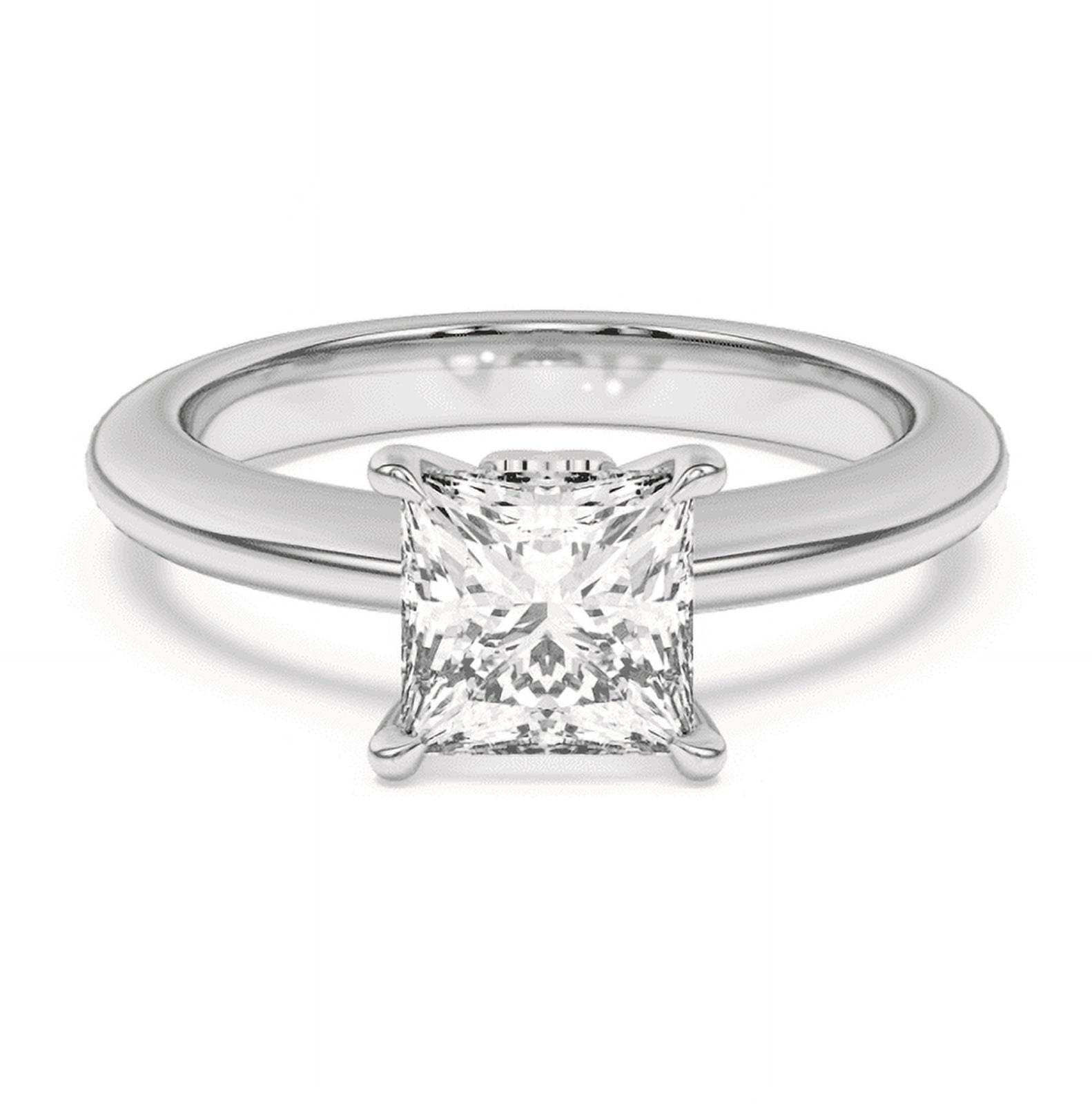 Kiva Jewelry 1.77 Ct Moissanite Engagement Ring - Elegant Two Tone ...
