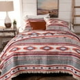 Kiva Southwest Ruffle Quilt Set - Walmart.com
