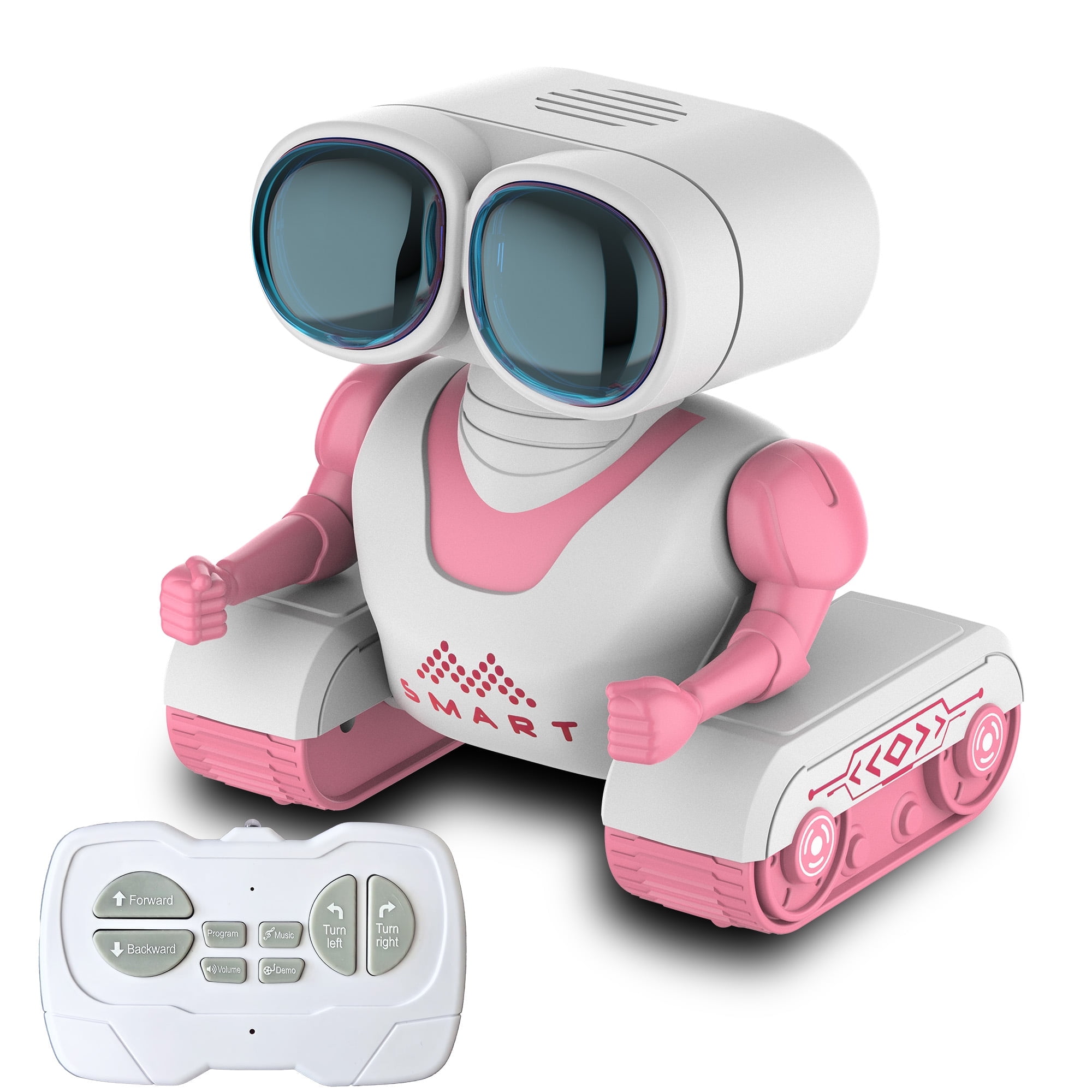 Kivdit RC Robot Toys for Kids,Rechargeable Programmable Remote Control ...