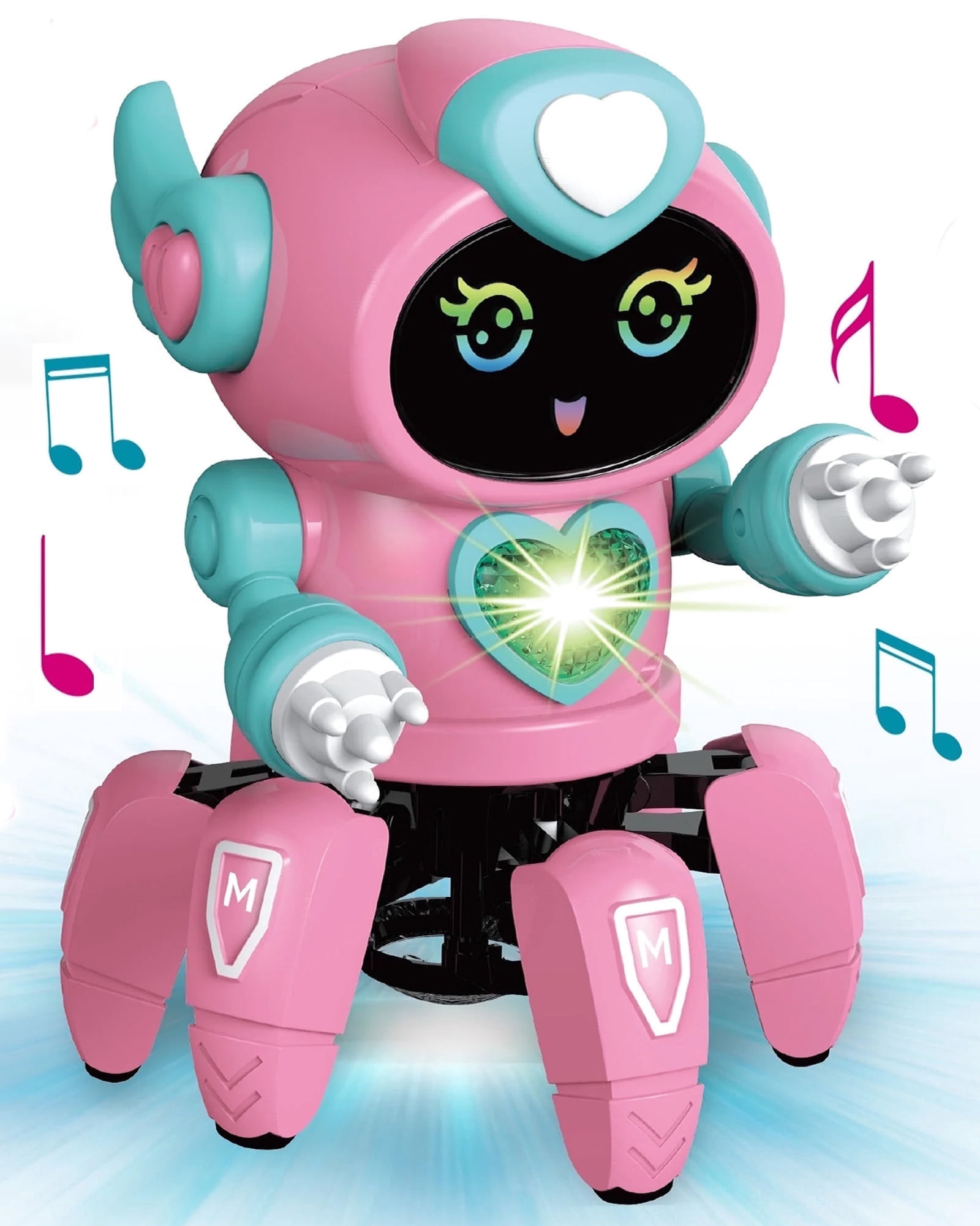Kivdit Robot Toys for Kids,Electronic Toys Walking Dancing Music Smart ...