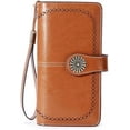 Kivdit Wallets for Women Genuine Leather,Large Capacity Womens Wallet ...