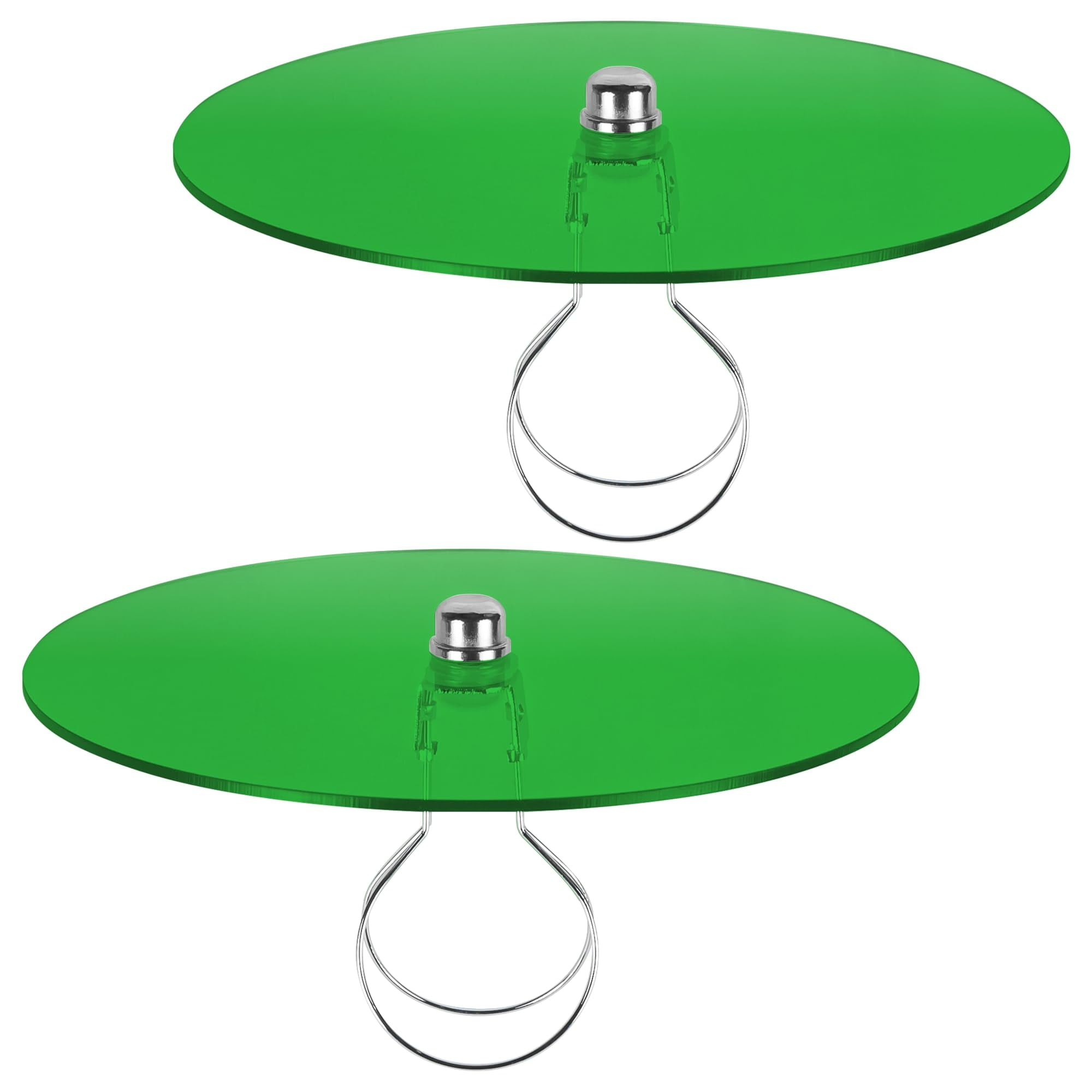 Kiven 11.8 in Round Diffuser Shade with Clip Adapter, Round Clear ...