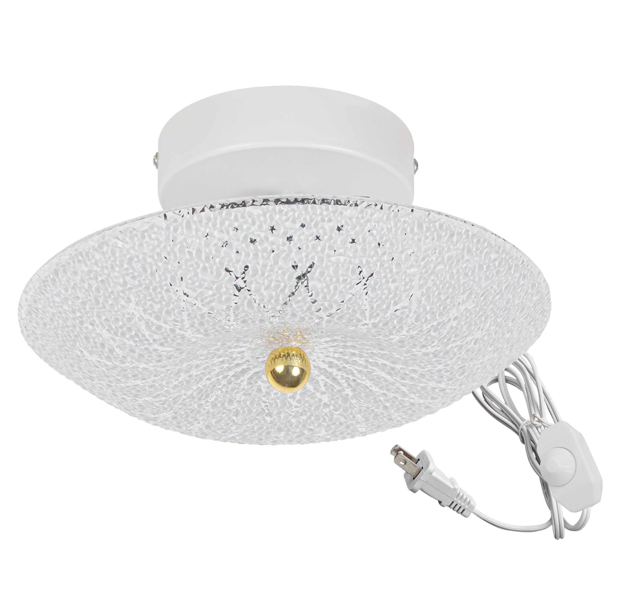 Kiven 11.8in Flush Mount Ceiling Light Fixture Dimmable, 2-Light Anti ...