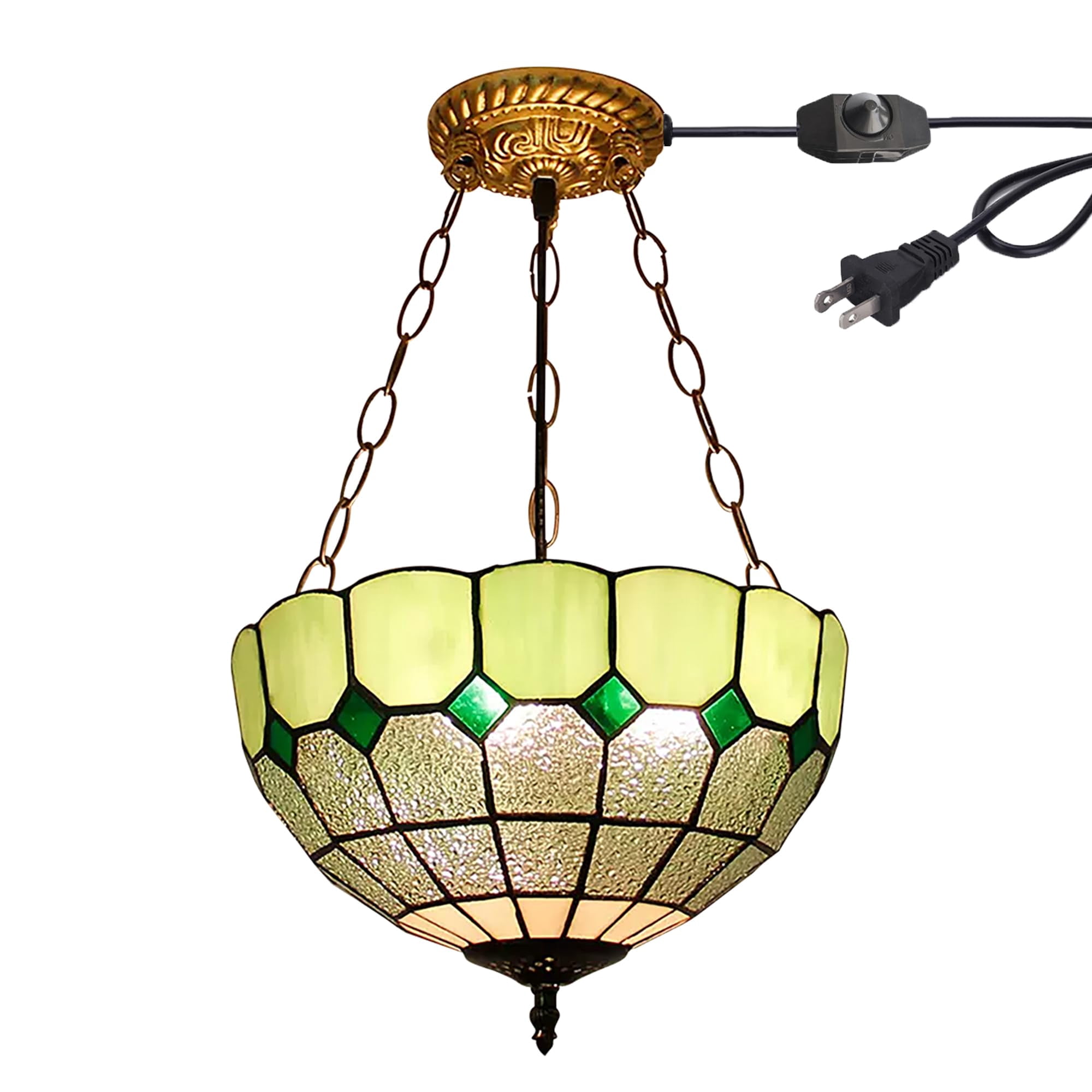 Kiven 11.8in Flush Mount Ceiling Light Fixture Dimmable, 3-Light Anti ...