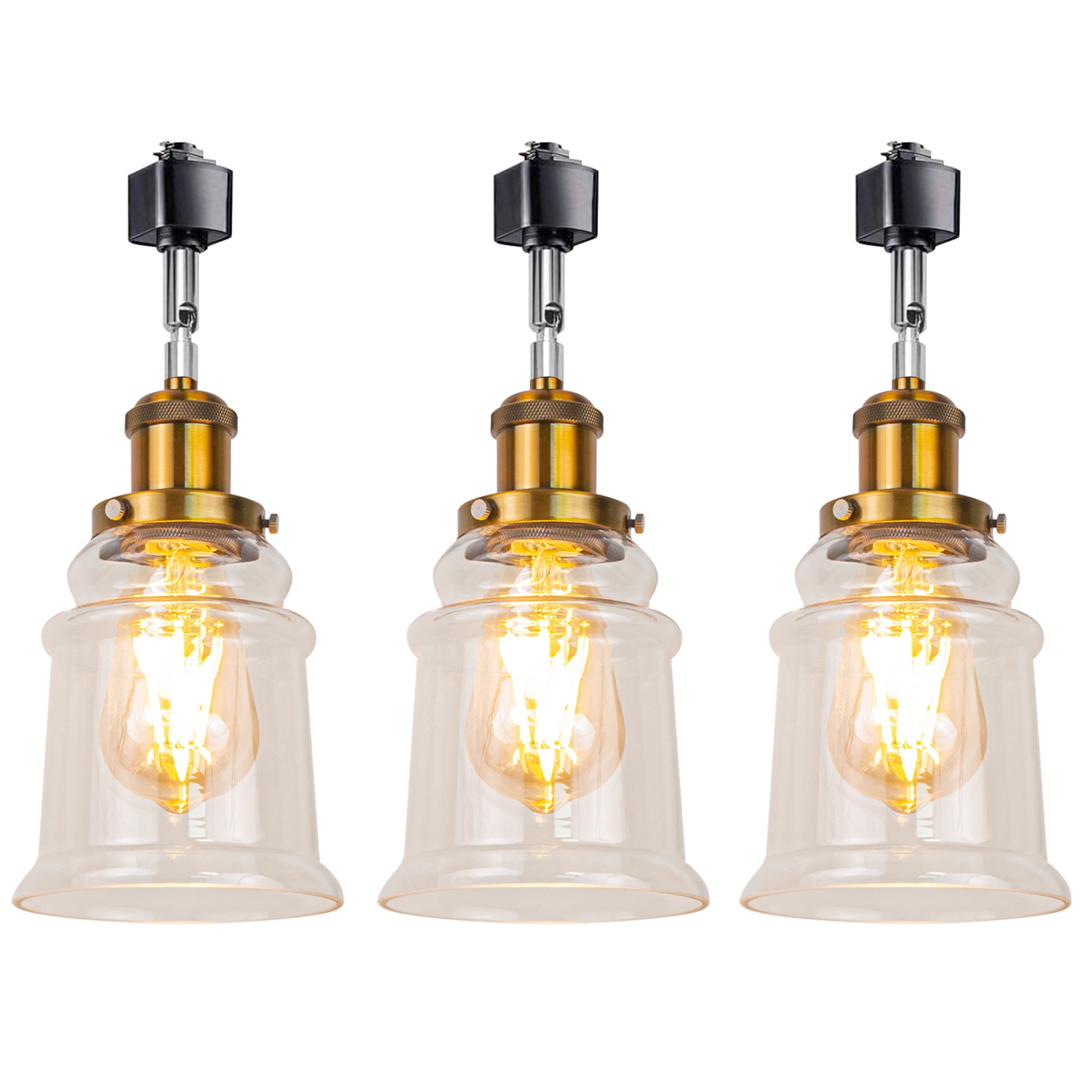Kiven 3-Light H-Type Track Lighting Heads,Modern Track lighting Pendant ...