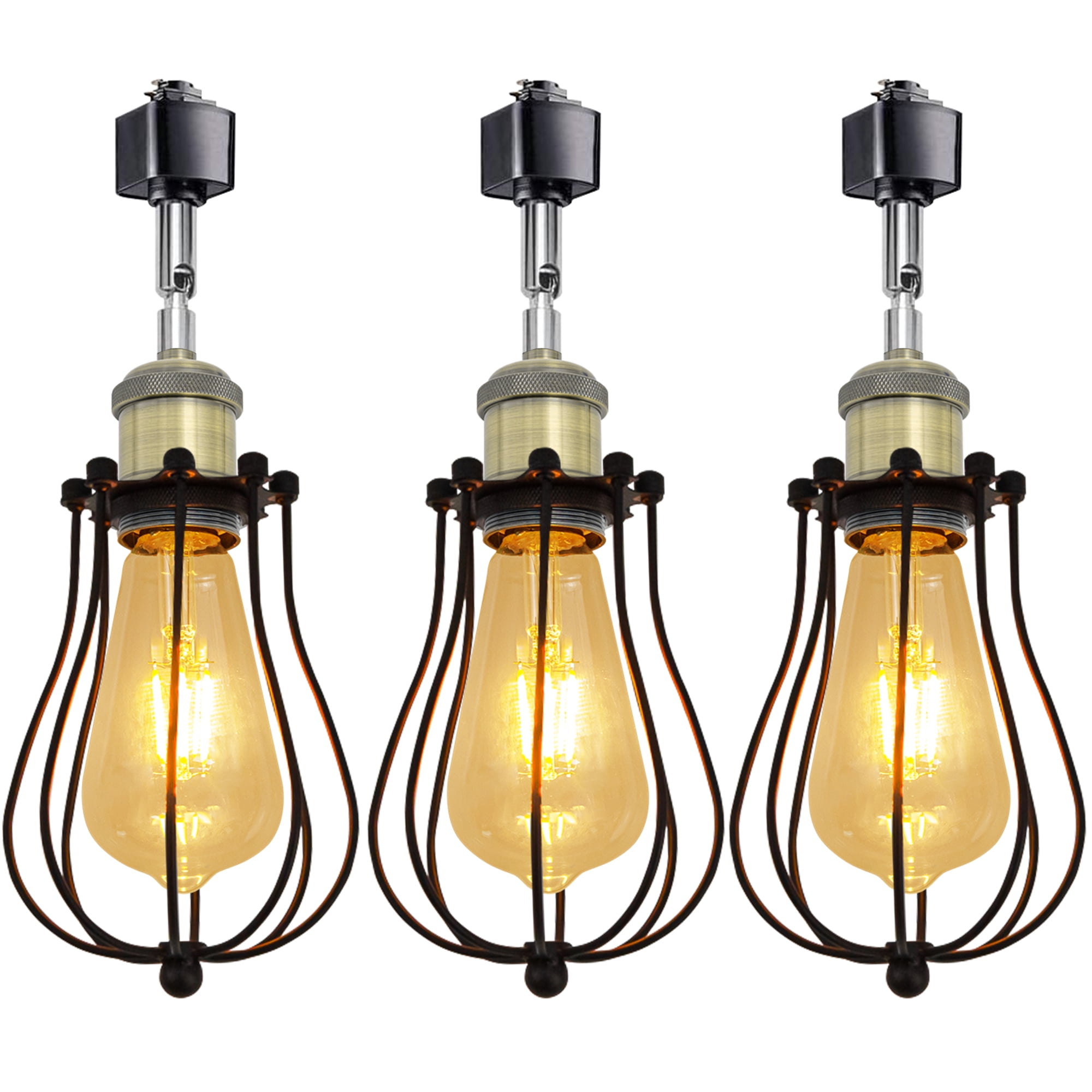 Kiven 3-Light H-Type Track Lighting Heads,Modern Track lighting Pendant ...