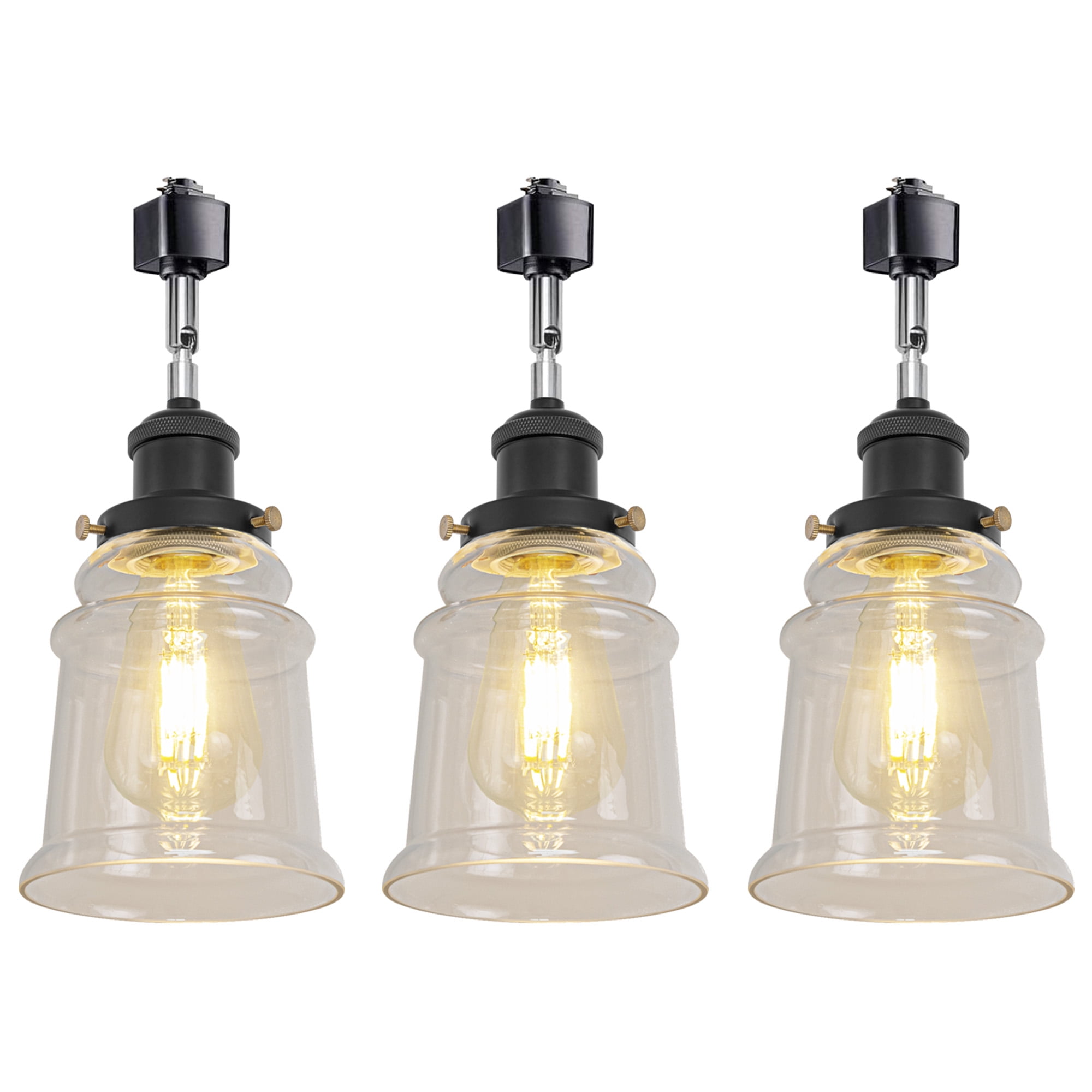 Kiven 3-Light H-Type Track Lighting Heads,Modern Track lighting Pendant ...