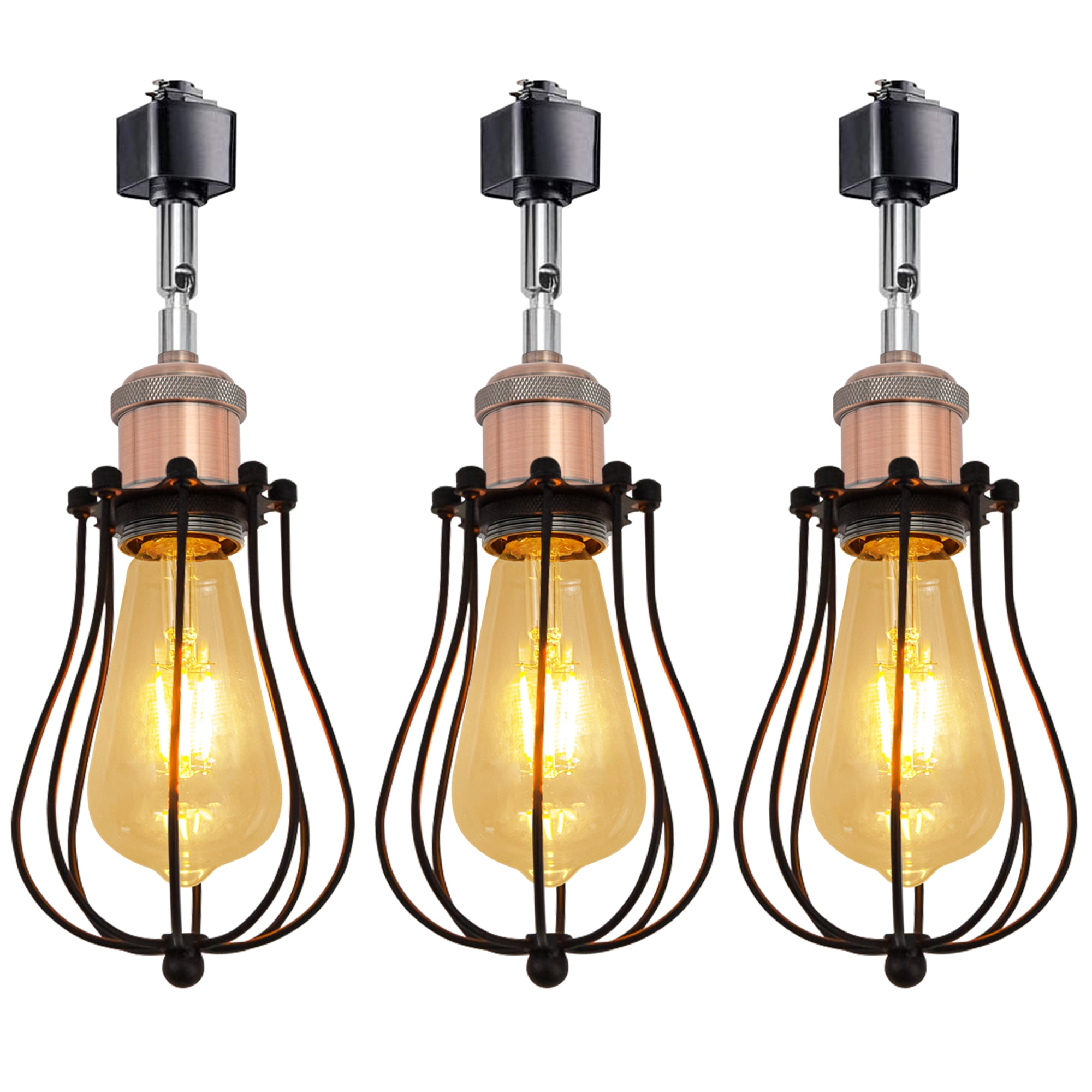 Kiven 3-Light H-Type Track Lighting Heads,Modern Track lighting Pendant ...