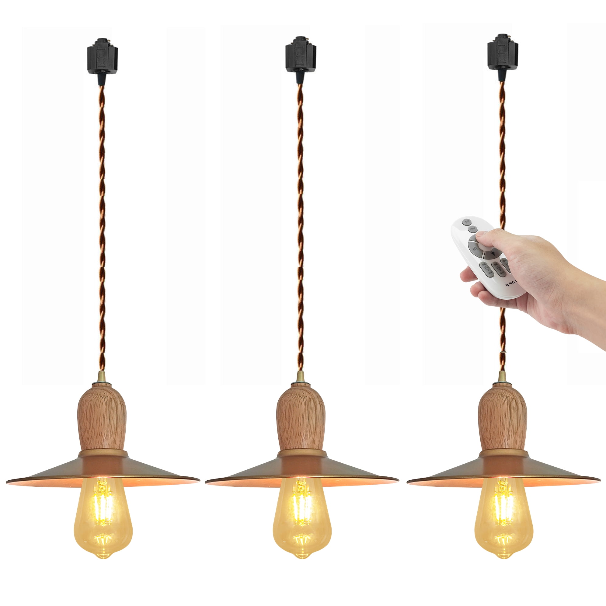 Kiven 3-Light H-Type track lighting pendants,Modern h track pendant ...
