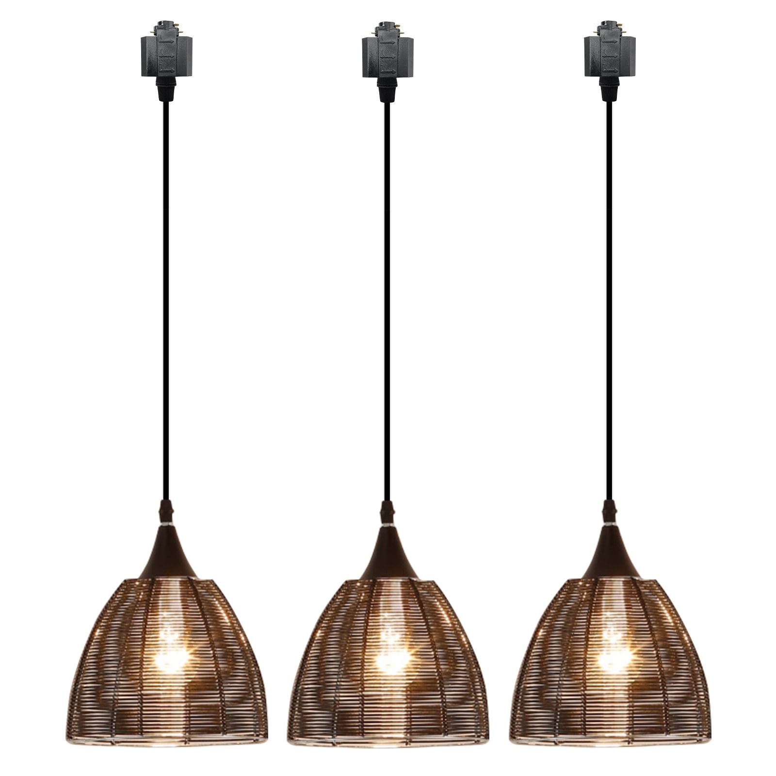 Kiven 3-Light H-Type track lighting pendants,Modern h track pendant ...