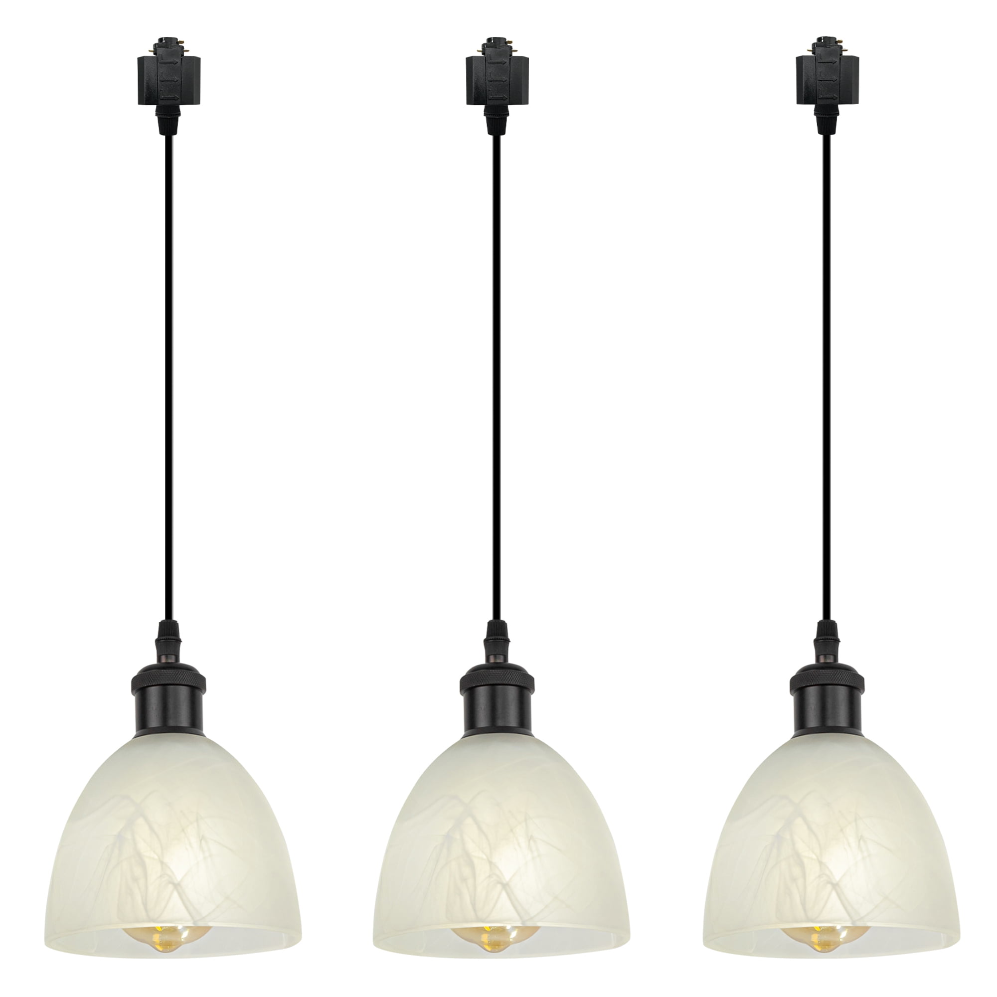 Kiven 3-Light H-Type track lighting pendants,Modern h track pendant ...