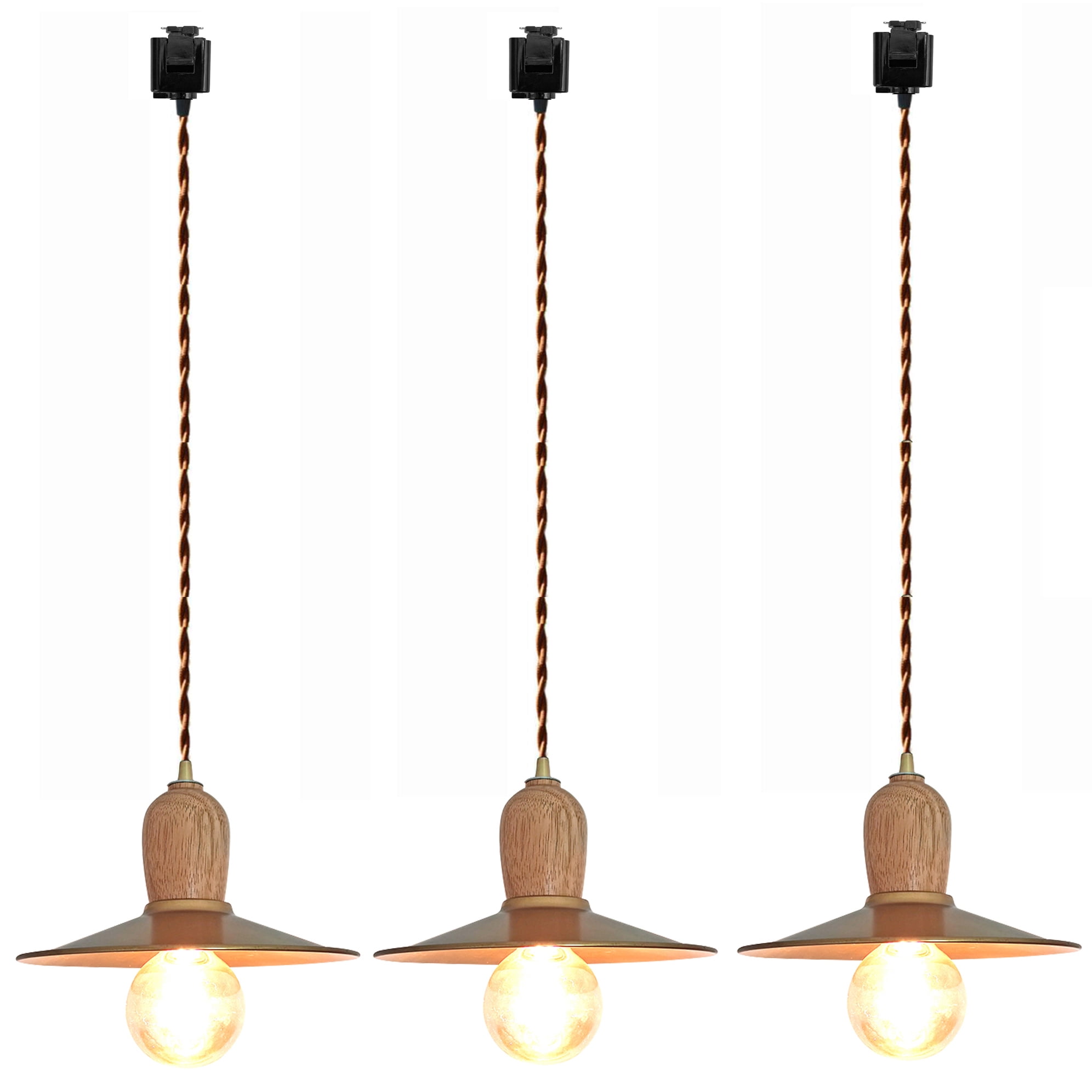 Kiven 3-Light J-Type track lighting pendants,Modern J track pendant ...