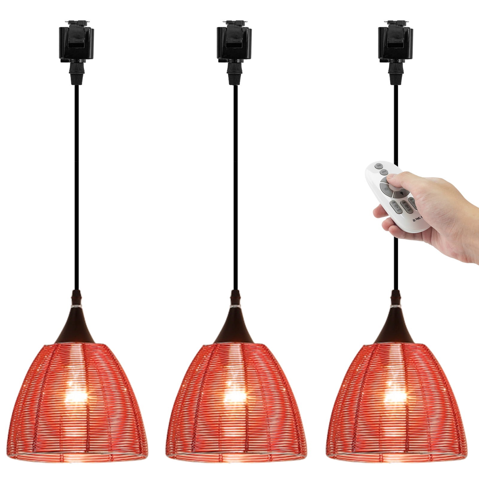 Kiven 3-Light J-Type track lighting pendants,Modern J track pendant ...