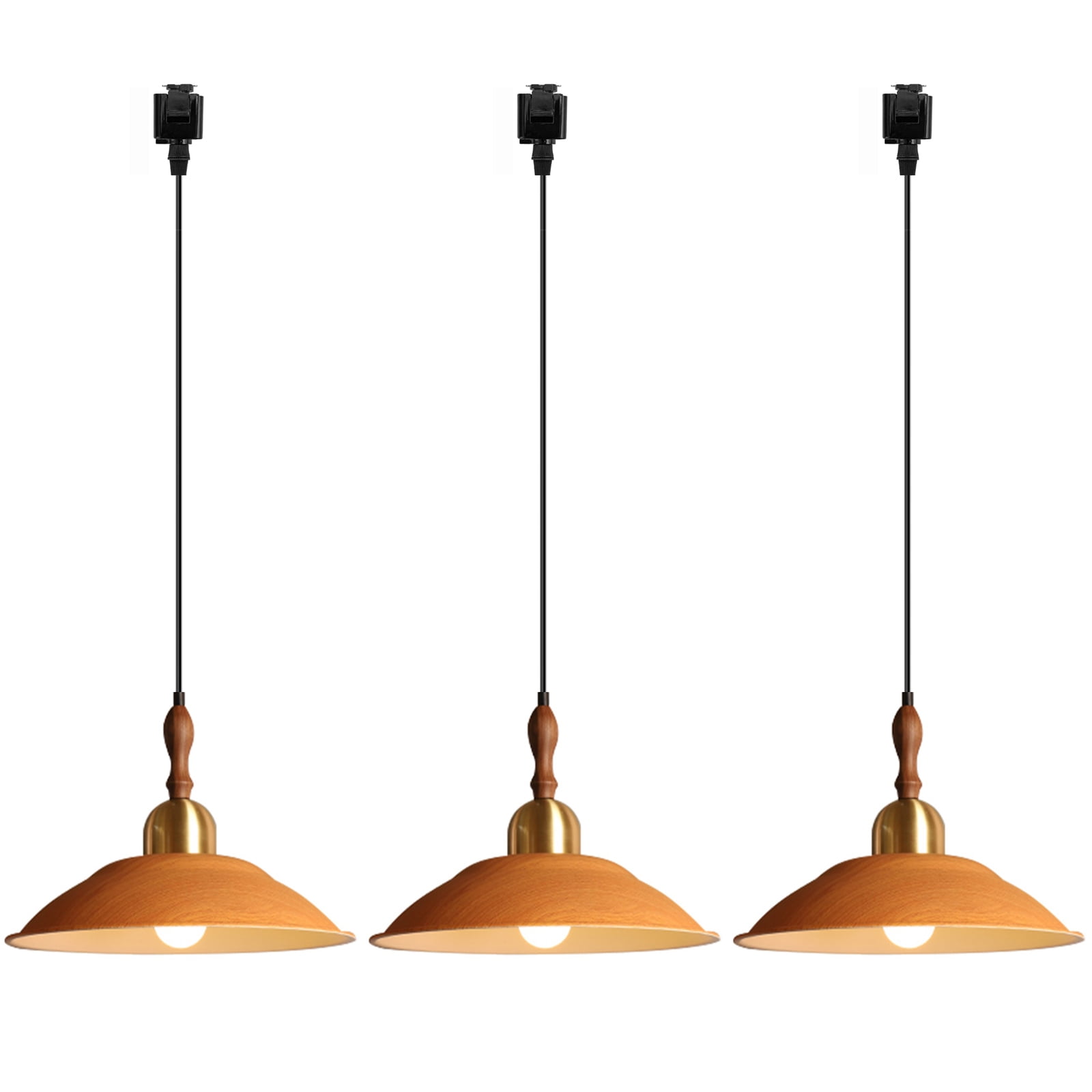 Kiven 3-Light J-Type track lighting pendants,Modern J track pendant ...