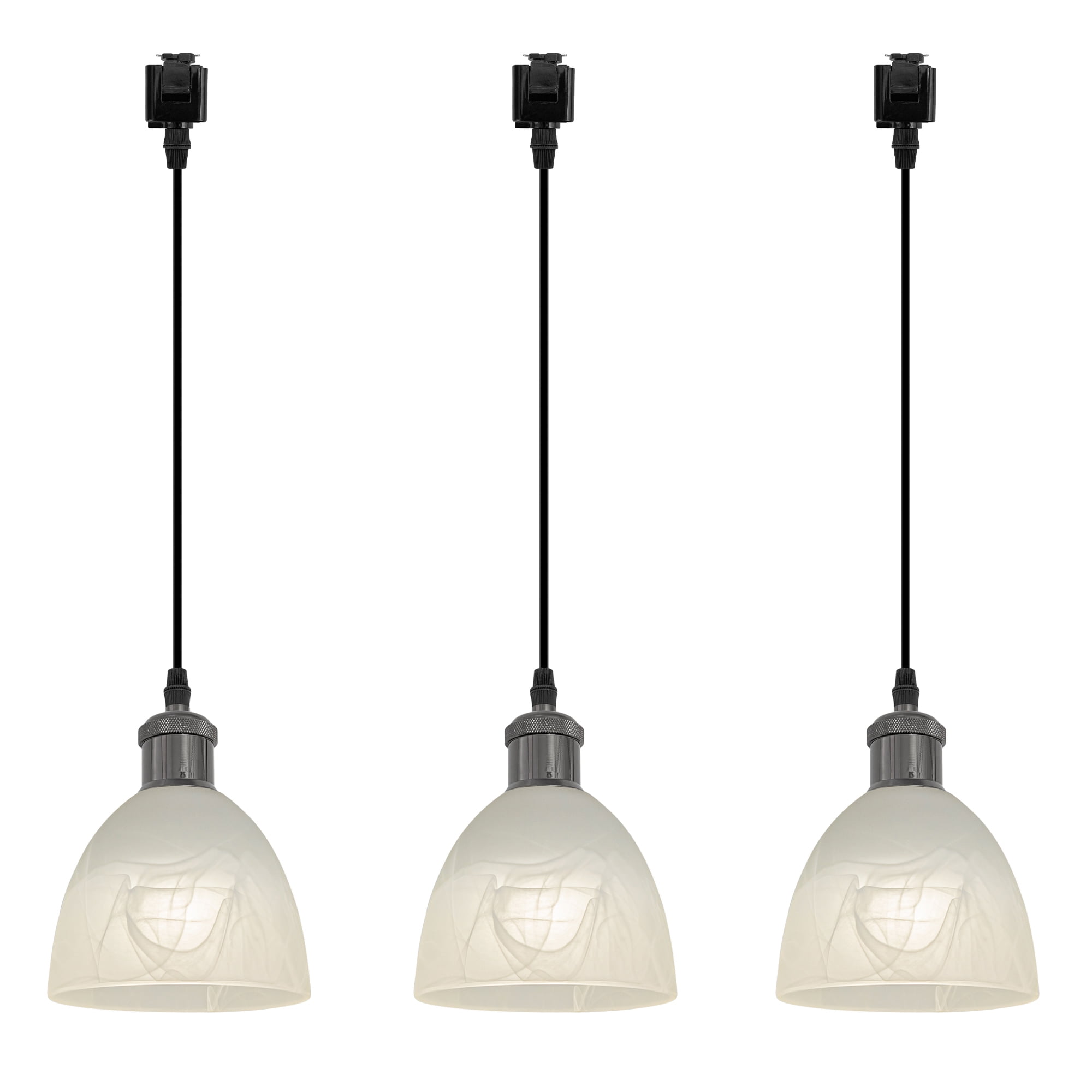 Kiven 3-Light J-Type track lighting pendants,Modern J track pendant ...