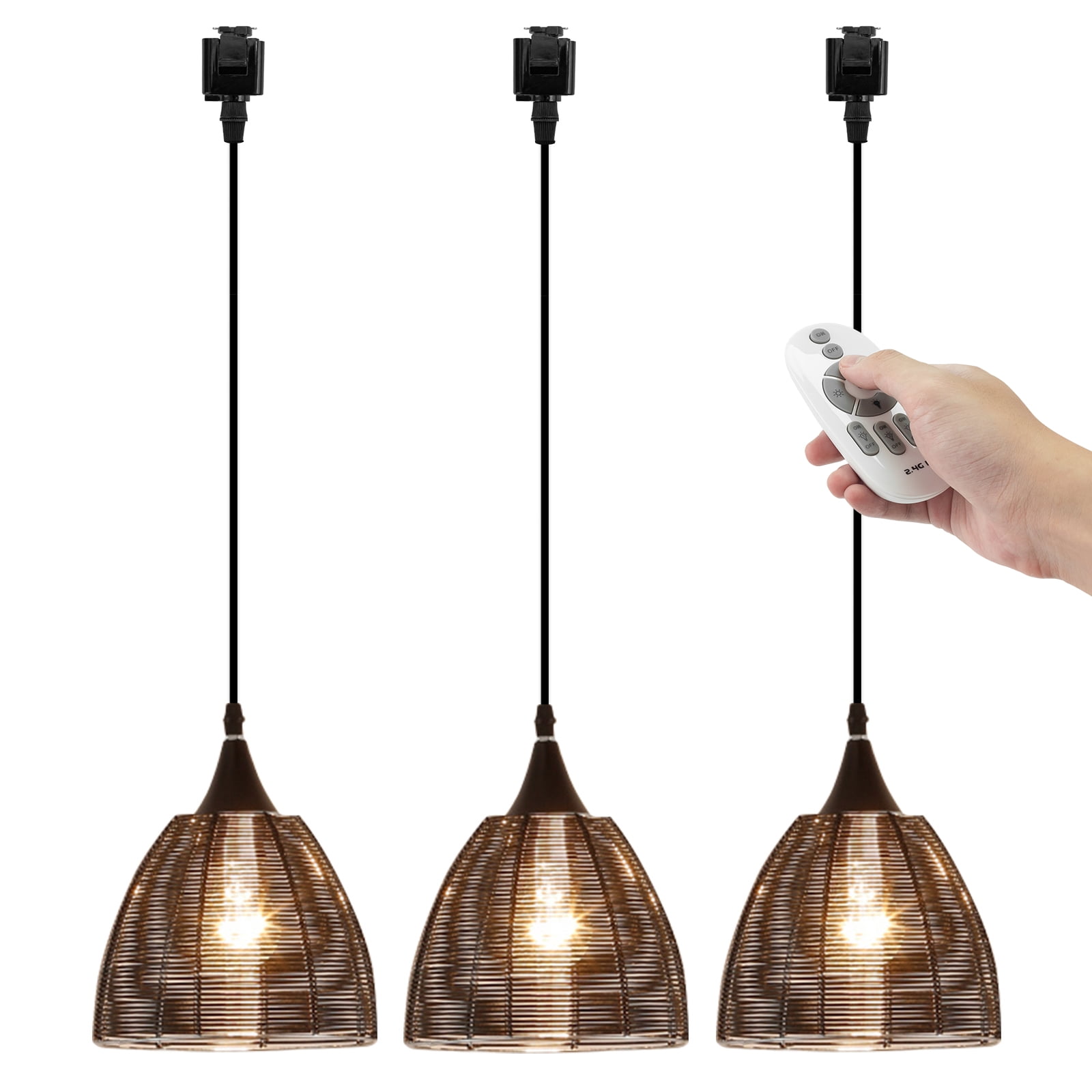 Kiven 3-Light J-Type track lighting pendants,Modern J track pendant ...