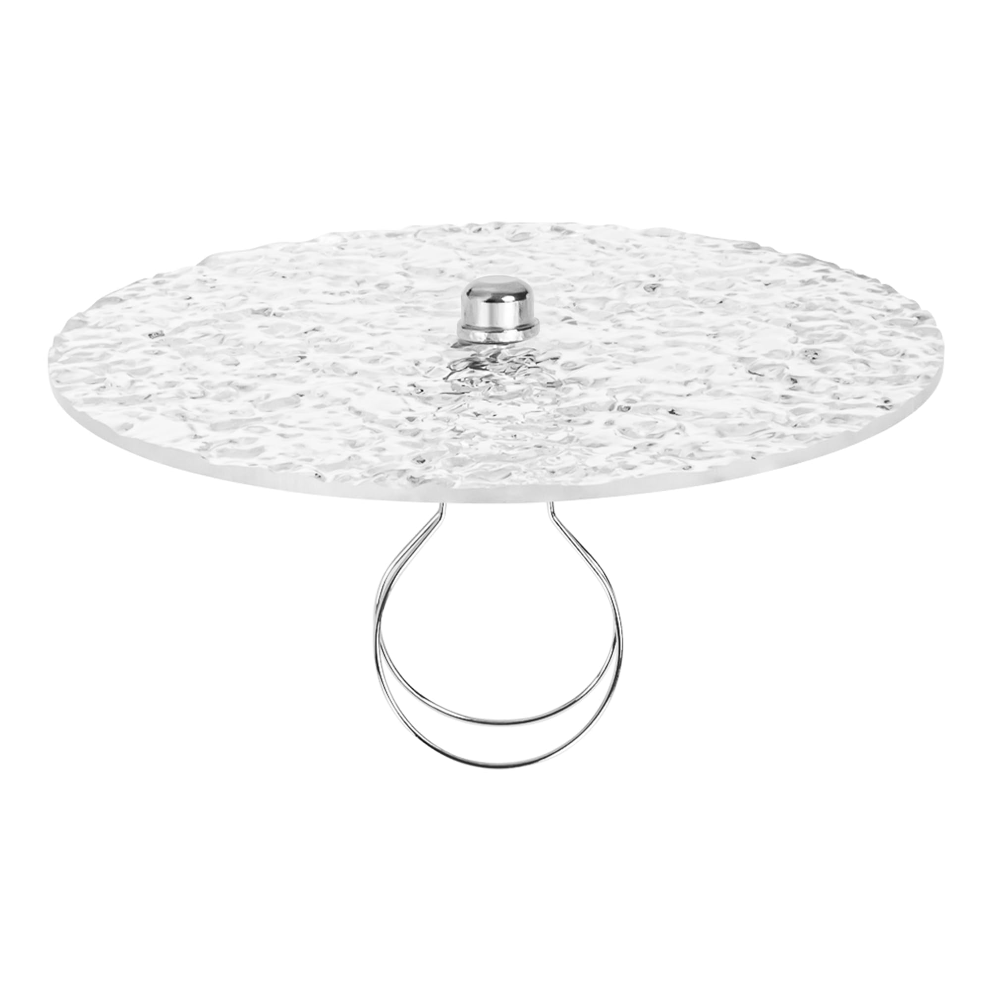 Kiven 9.8 in Round Diffuser Shade with Clip Adapter,Clear Acrylic Lamp ...