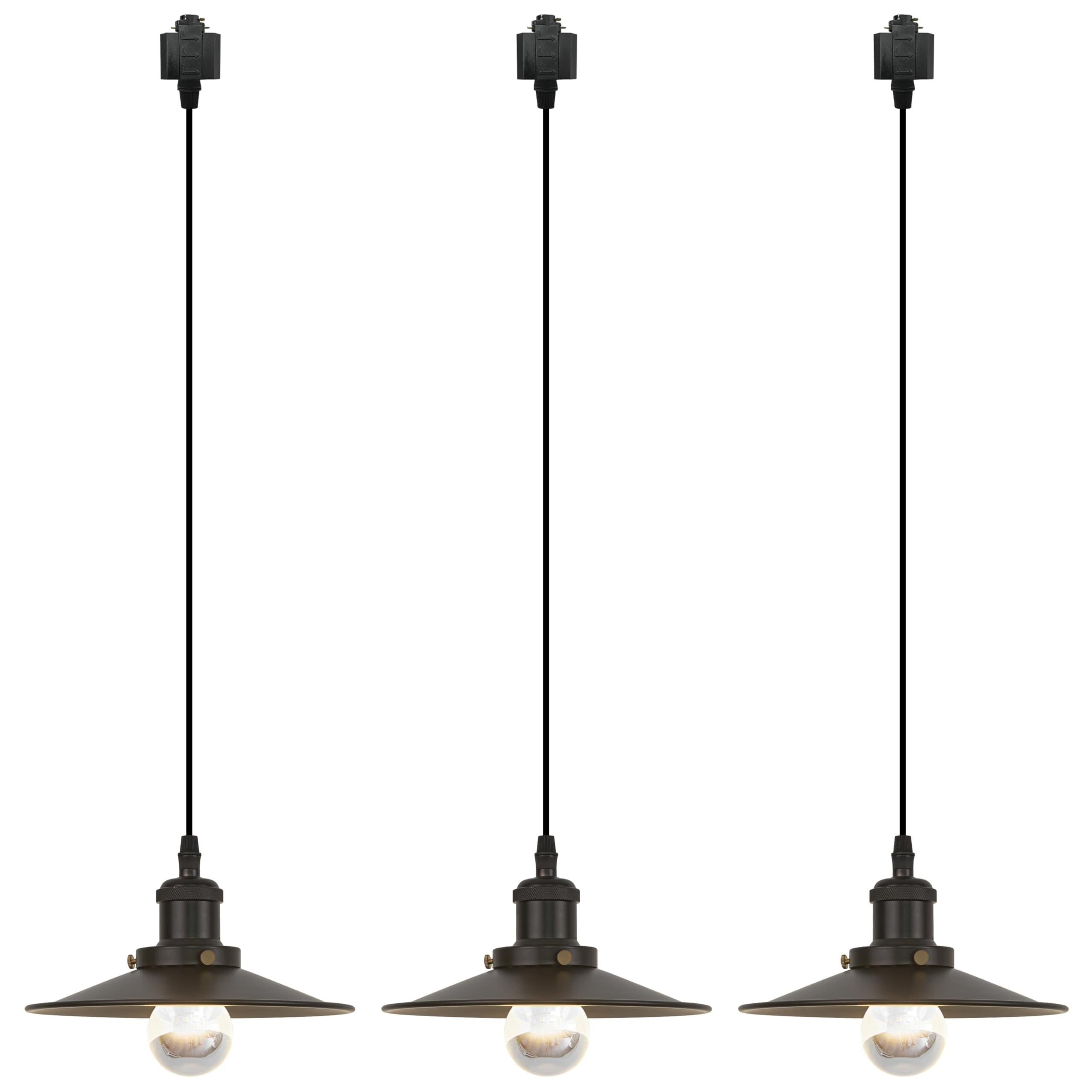Kiven Anti Glare H-Type Track Lighting Pendants, 3-Light h Track ...